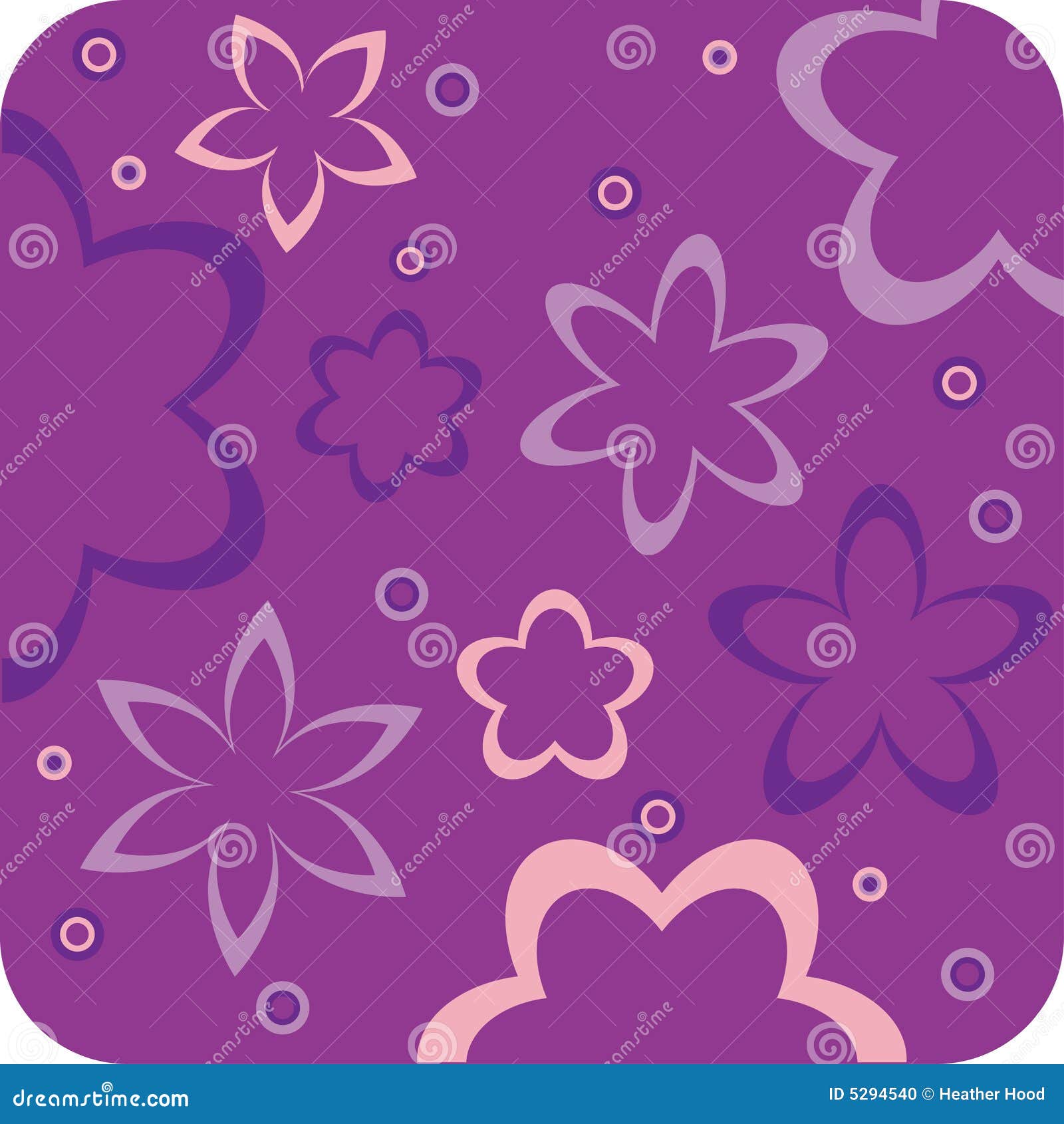 Purple Funky Pucci Seamless Repeat Pattern Cartoon Vector ...