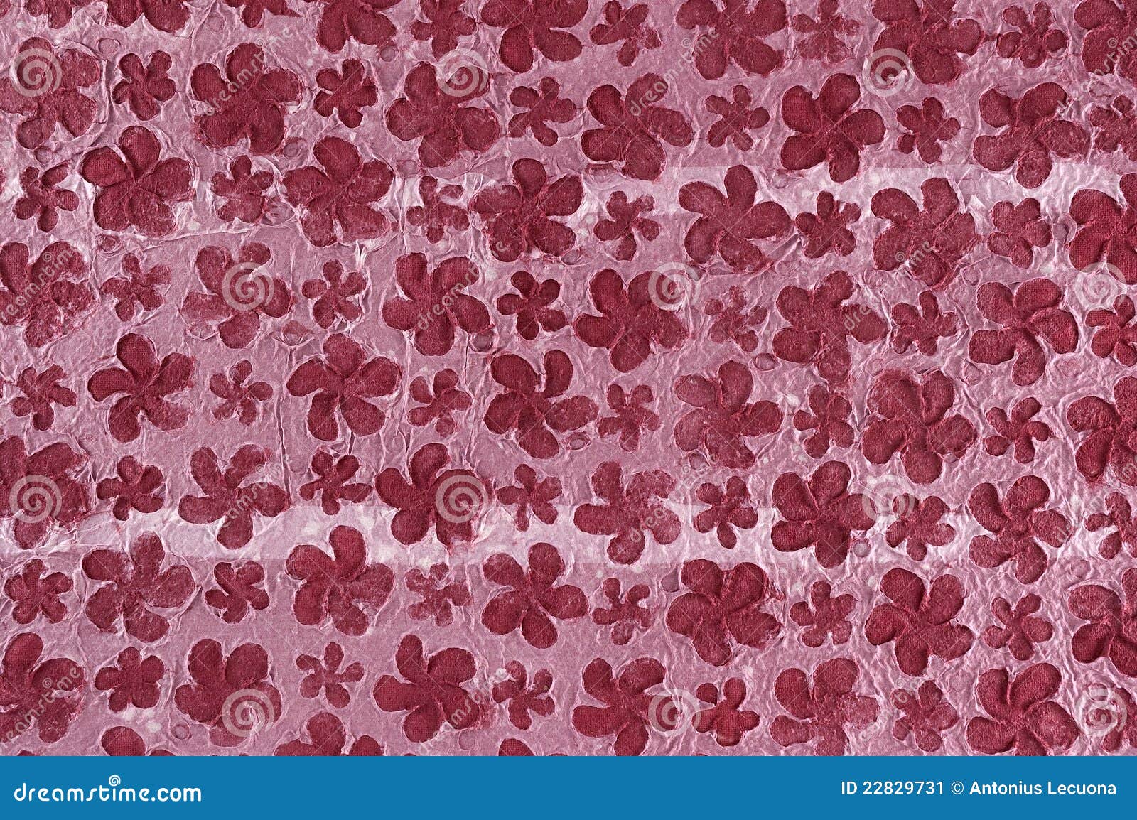 Purple Flowers on Rice Paper Stock Image - Image of design, color: 22829731