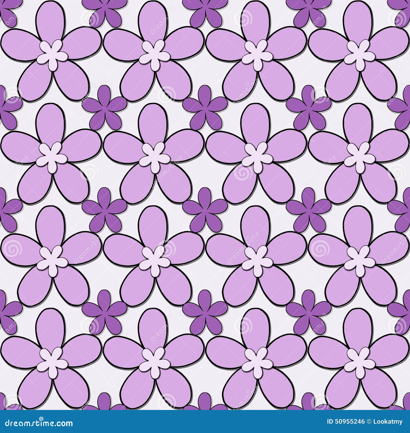 Purple flowers texture stock illustration. Illustration of print - 50955246