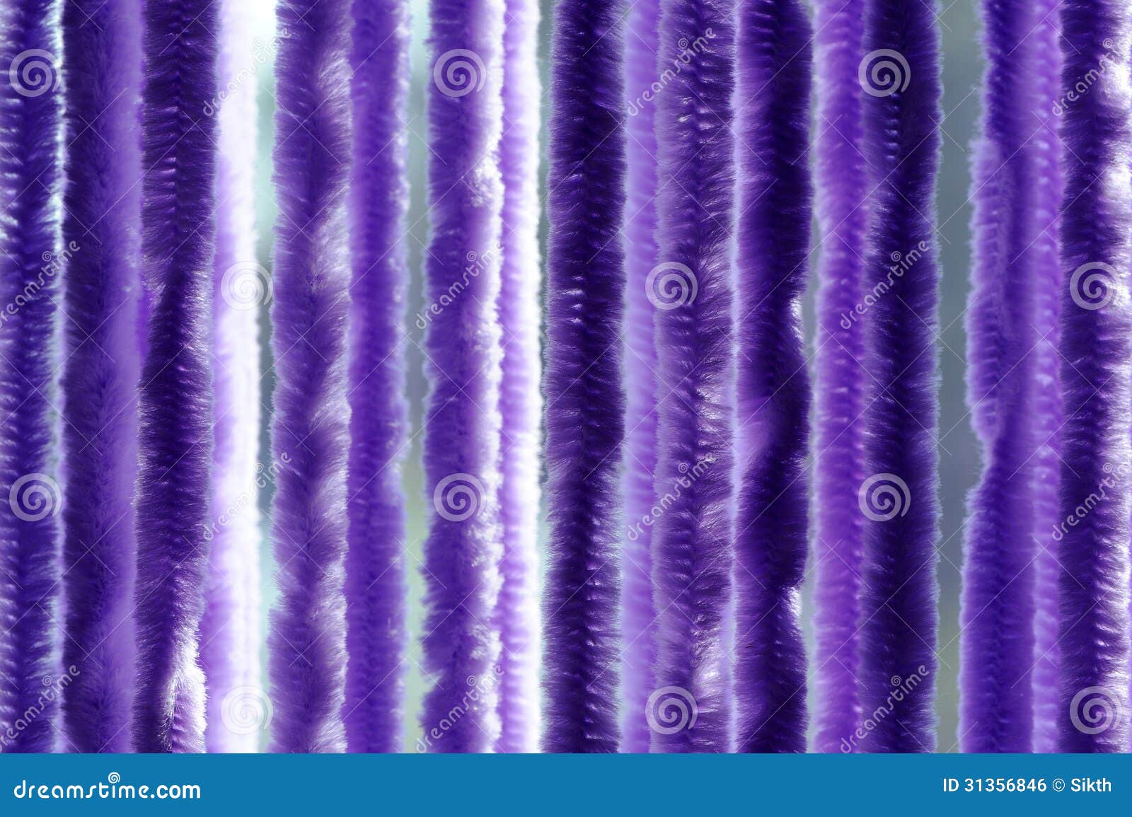 Purple Fluffy String Curtain Stock Photo - Image of light, fancy: 31356846
