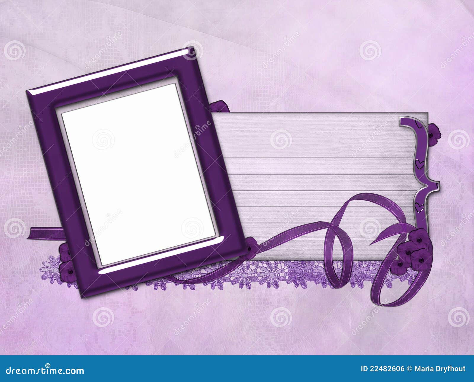 Purple Frame stock illustration. Illustration of unique - 22482606