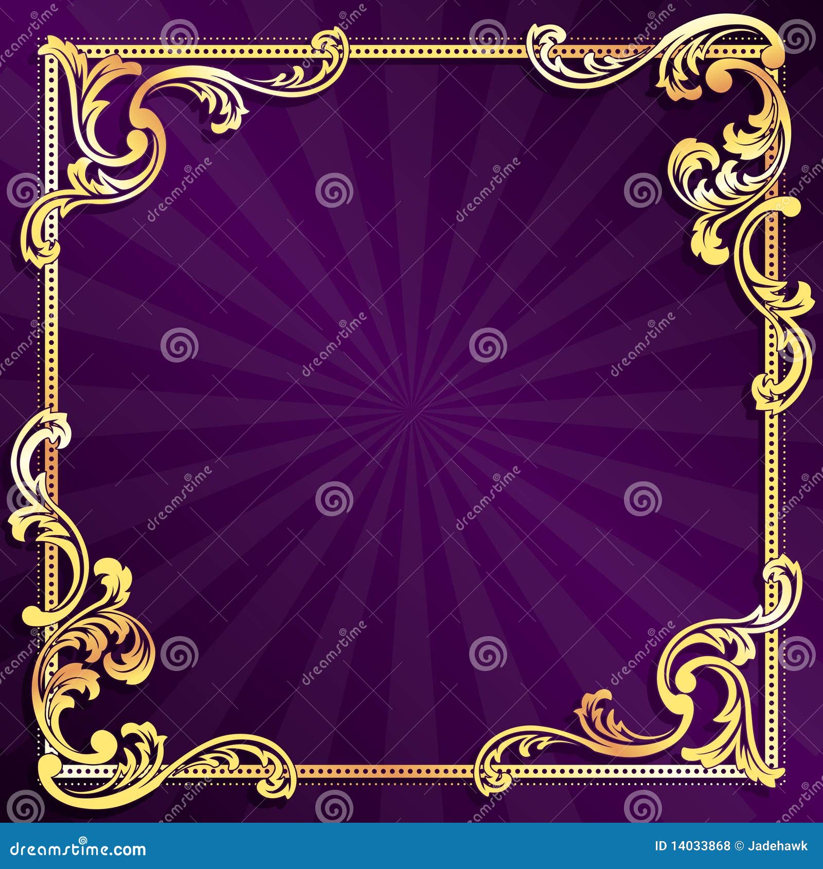 Purple Swirl Border Clip Art