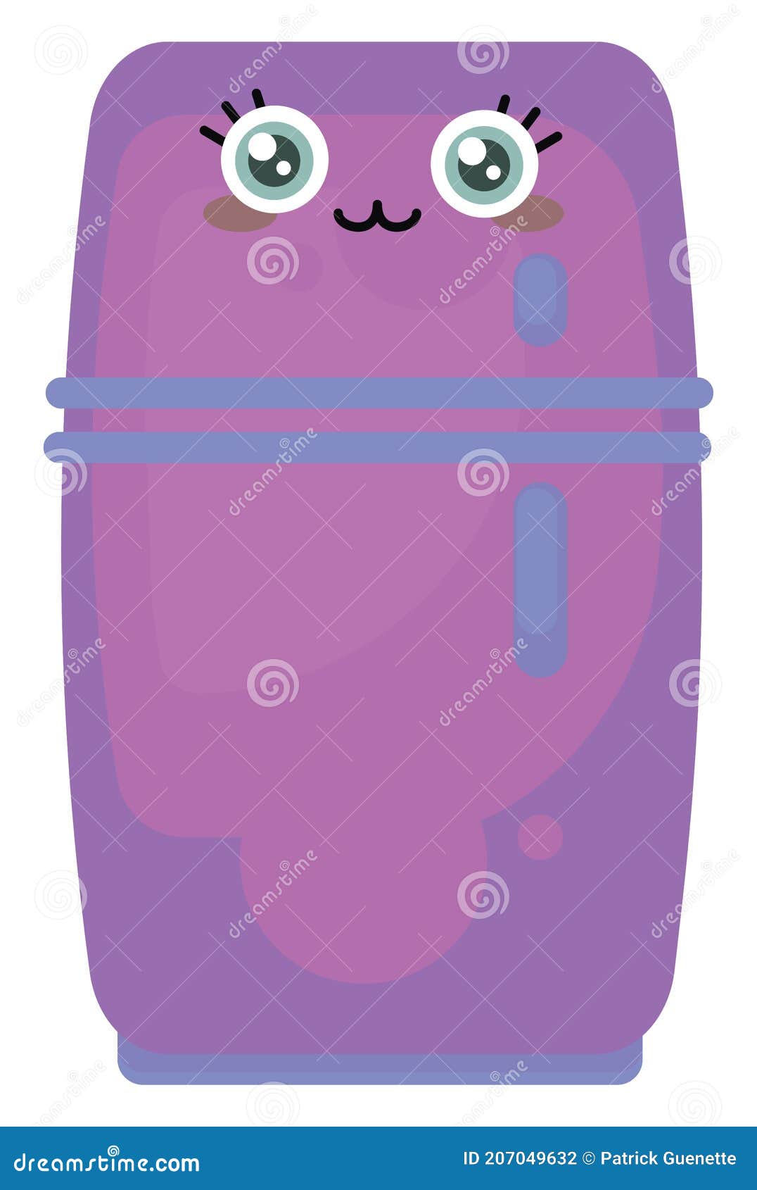 Purple Fridge, Illustration, Vector Stock Vector - Illustration of ...