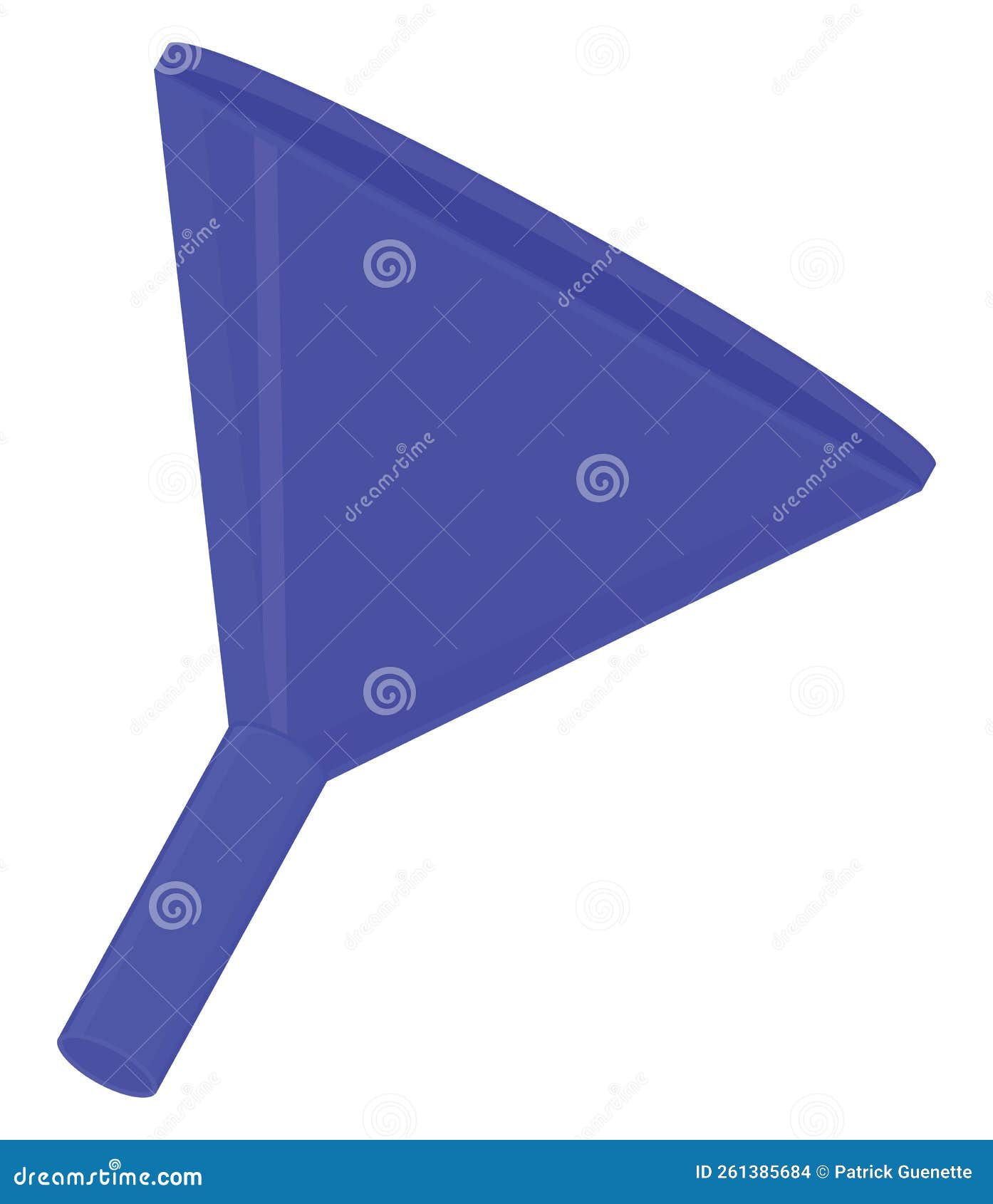 Purple funnel, icon stock vector. Illustration of graphic - 261385684