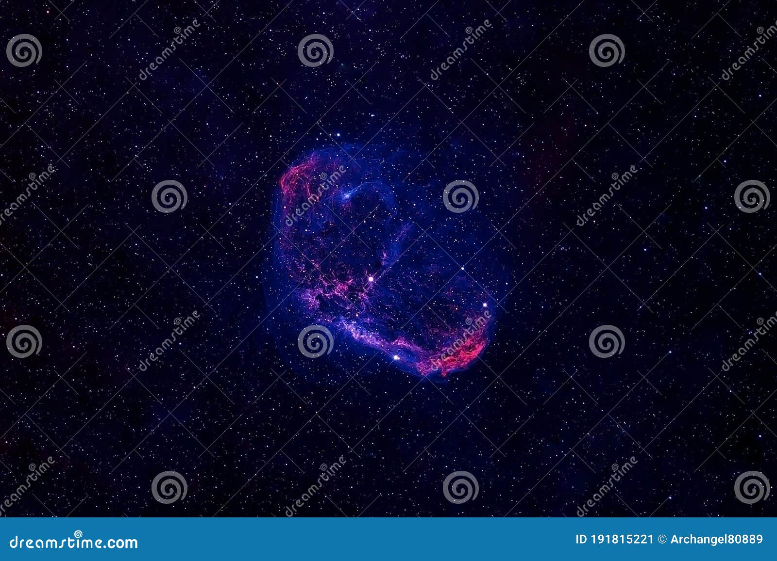 Purple Galaxy in Deep Space. Elements of this Image Were Furnished by ...