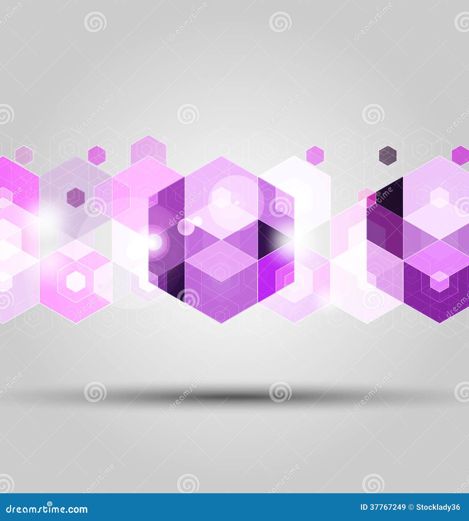 Purple Geometric Abstract Background Stock Illustration - Illustration ...