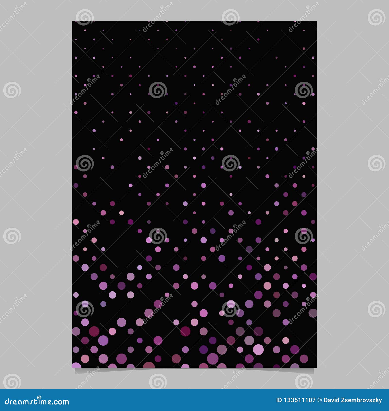 Purple Geometric Dot Pattern Page Background Template Stock Vector ...