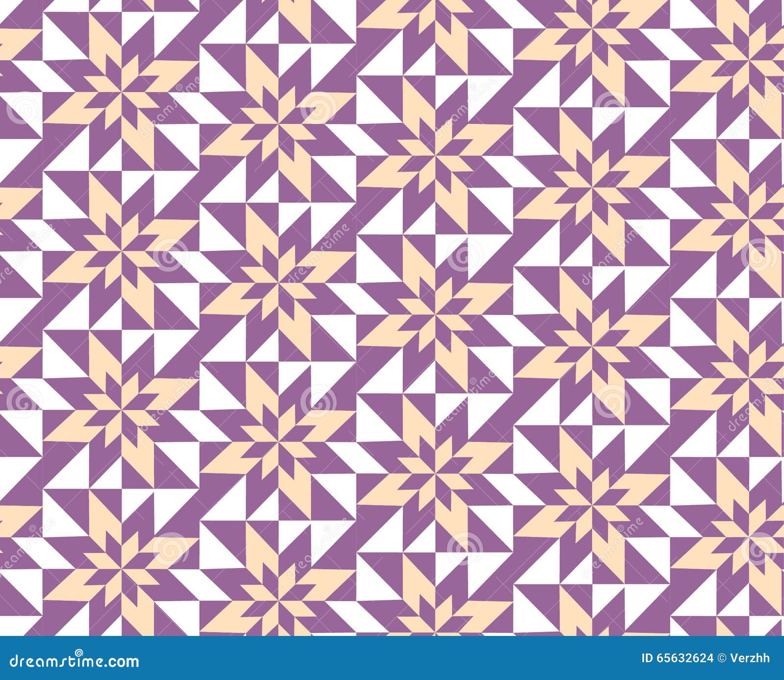 Purple geometric pattern stock vector. Illustration of tile - 65632624