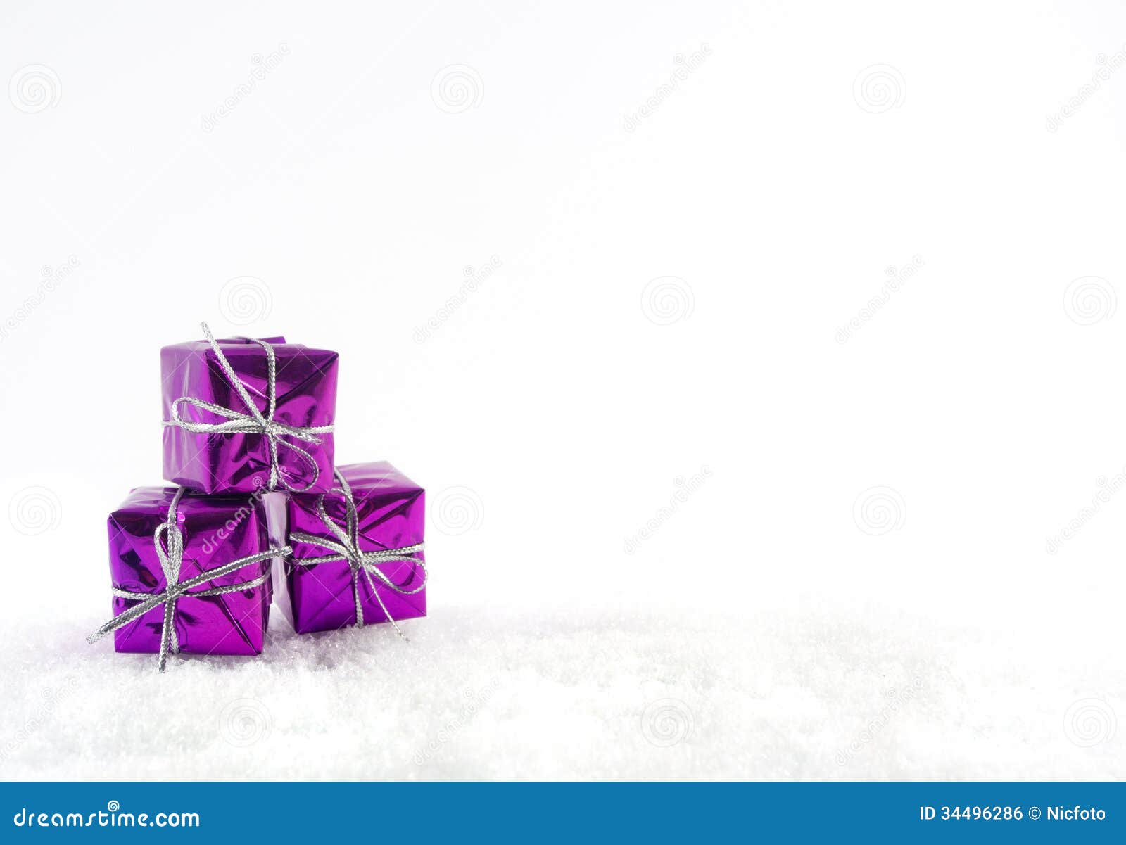 Purple Gifts stock photo. Image of christmas, gifts, silver - 34496286