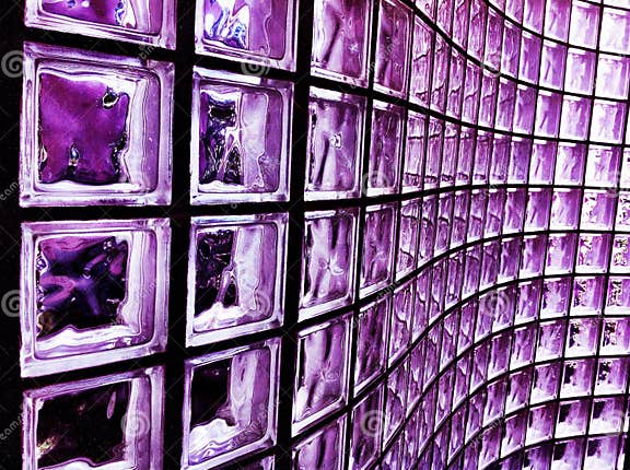 Purple Glass Block stock photo. Image of light, surface - 43541316