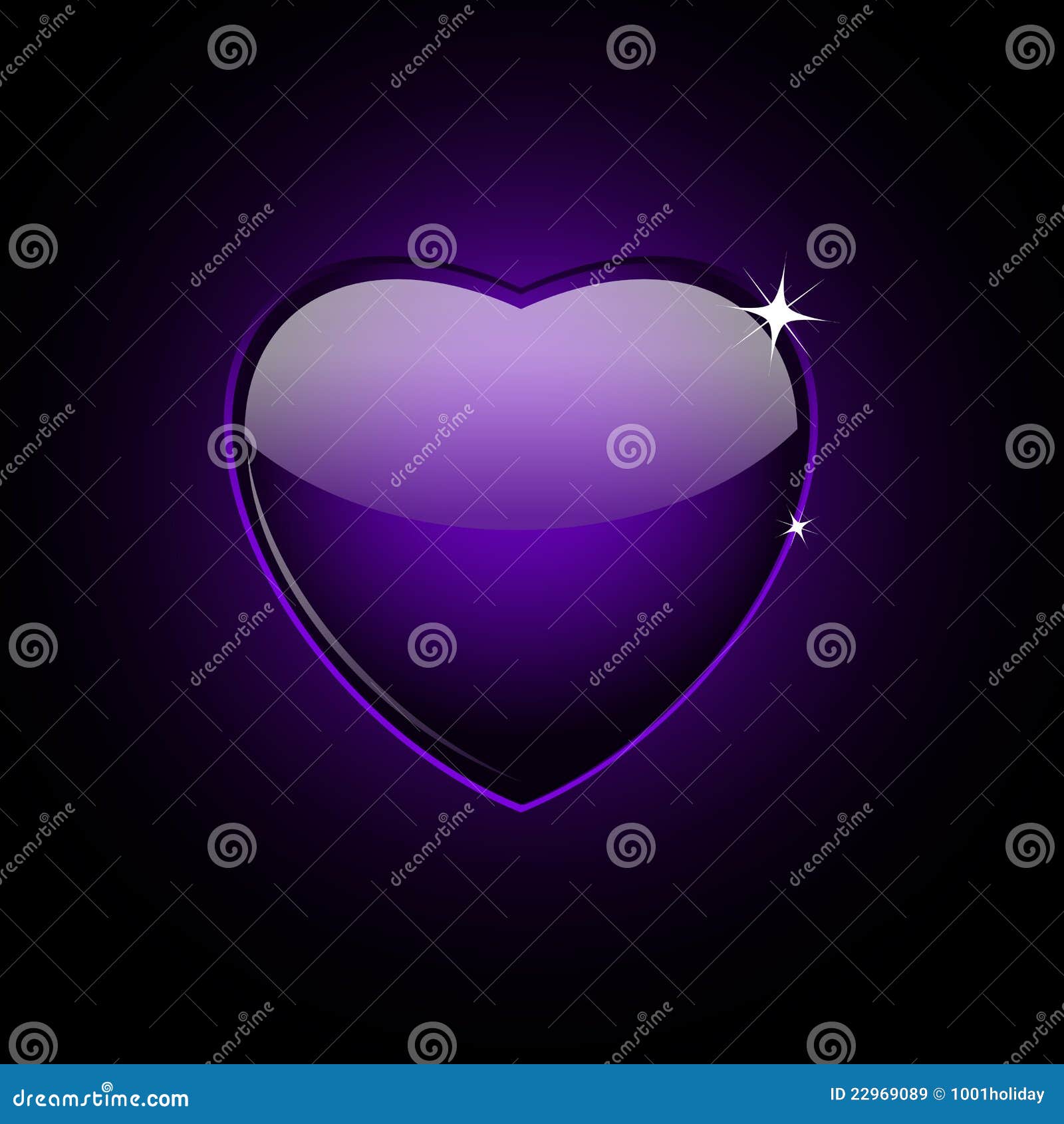 Purple Heart Display Stand Royalty-Free Stock Photo | CartoonDealer.com ...