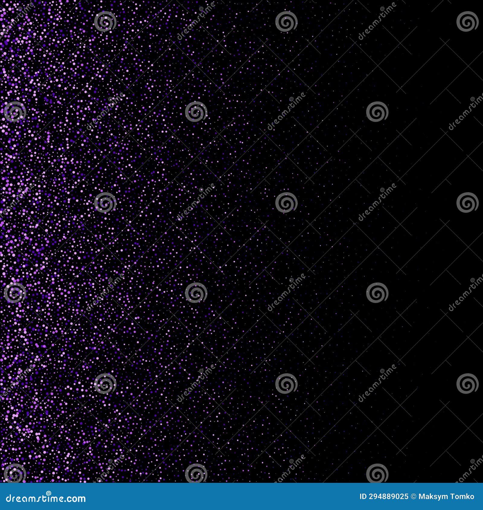 Purple Glitter on a Black Background. Eps 10 Stock Vector ...