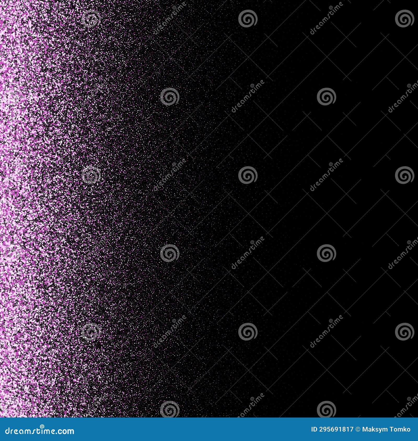 Purple Glitter on a Black Background. Eps 10 Stock Illustration ...