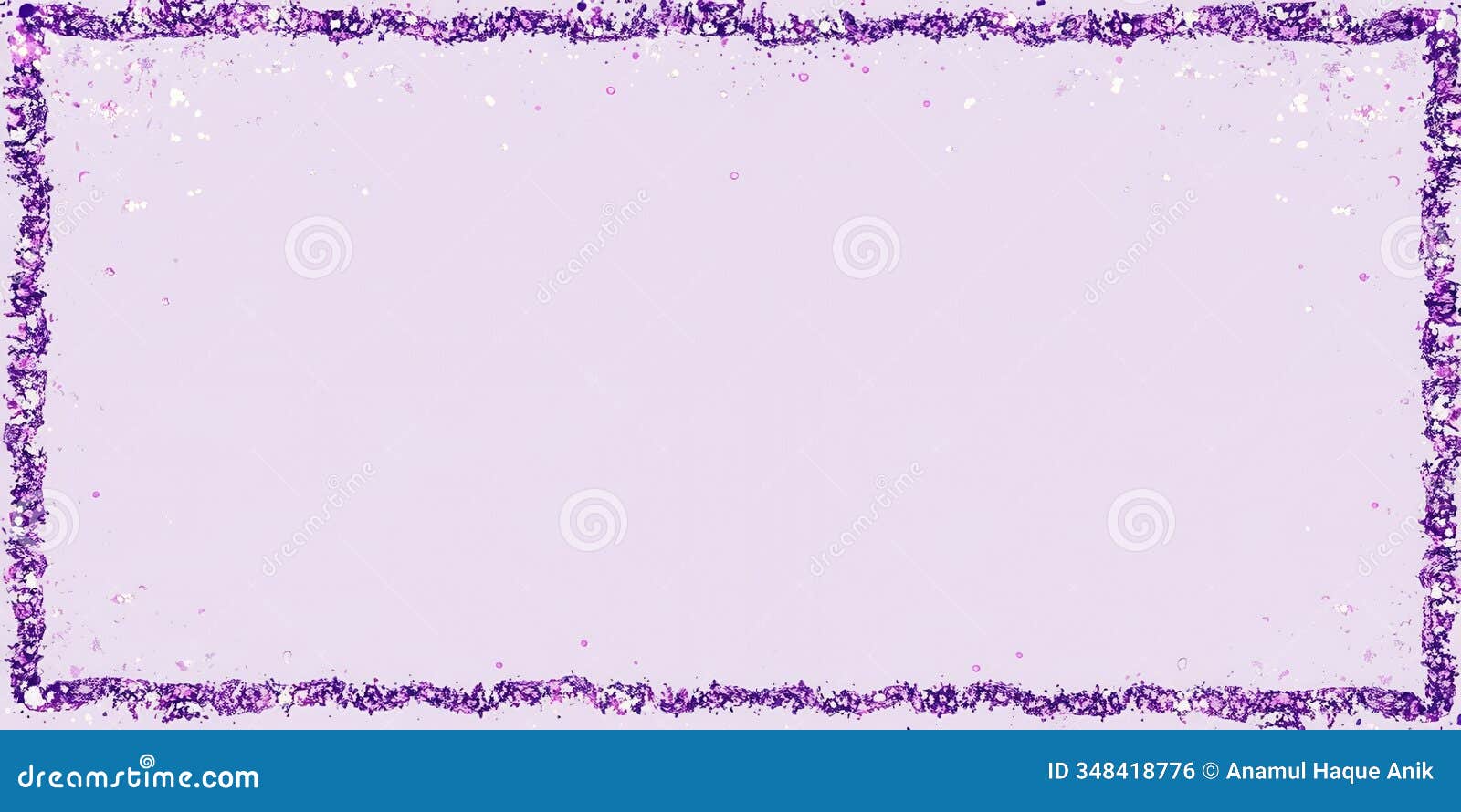 Purple Glitter Border