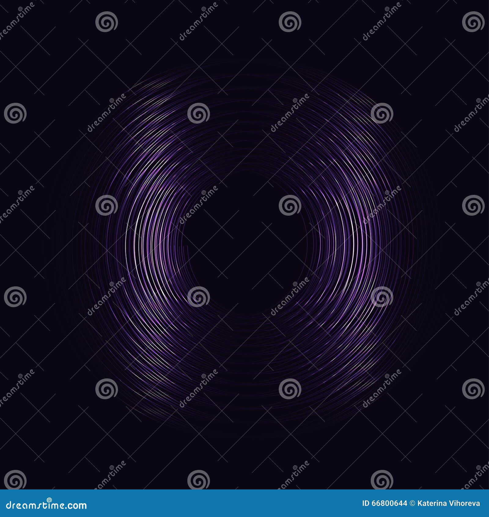 Purple Glowing Rings stock vector. Illustration of backdrop - 66800644