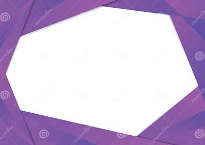 Purple Triangle Frame Border Stock Vector - Illustration of border ...