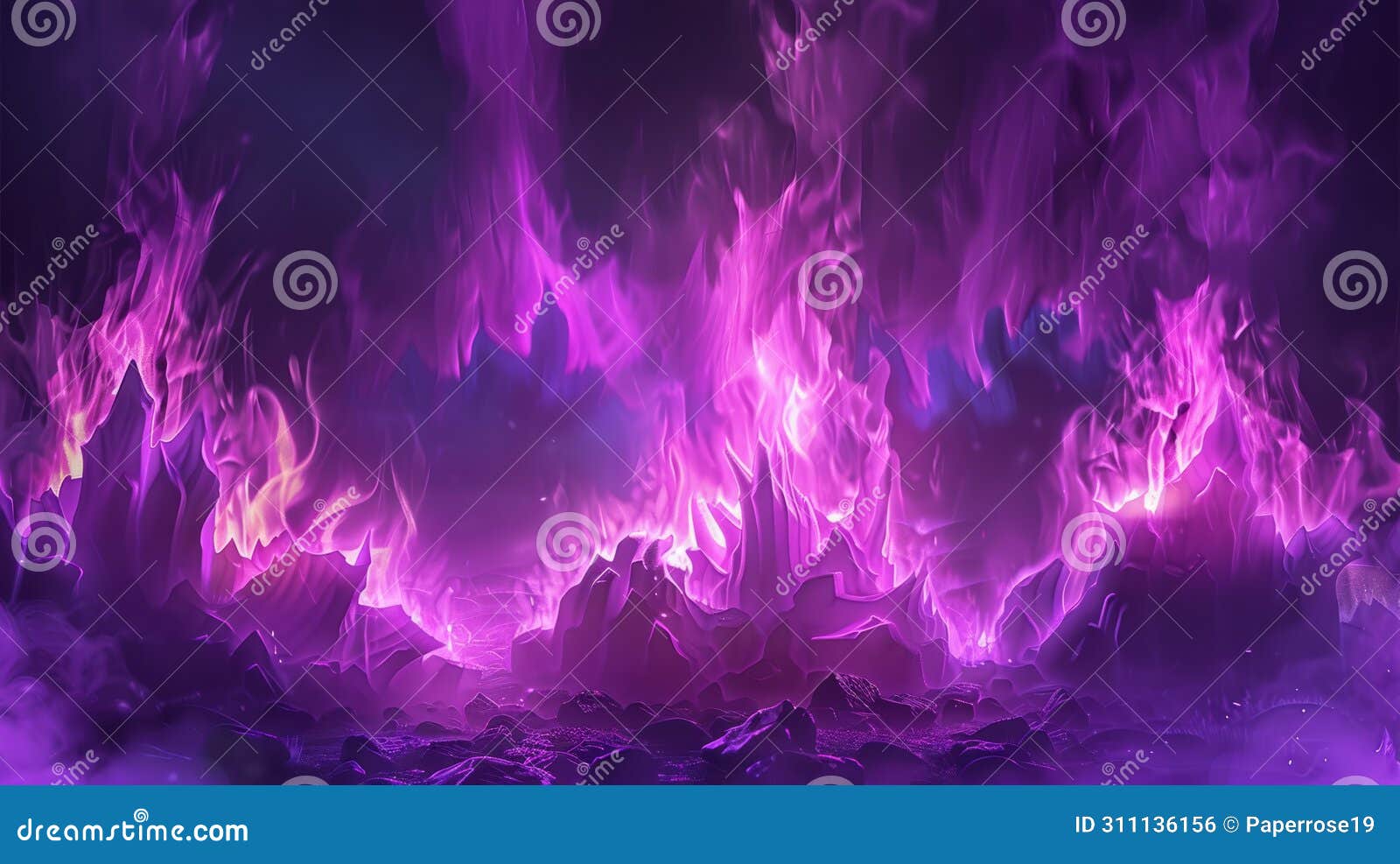 Purple Grudge Flame Background Stock Photo | CartoonDealer.com #311136156