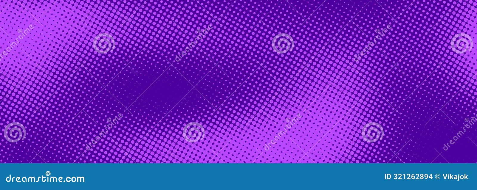 Purple Halftone Pattern. Retro Comic Gradient Background. Violet ...