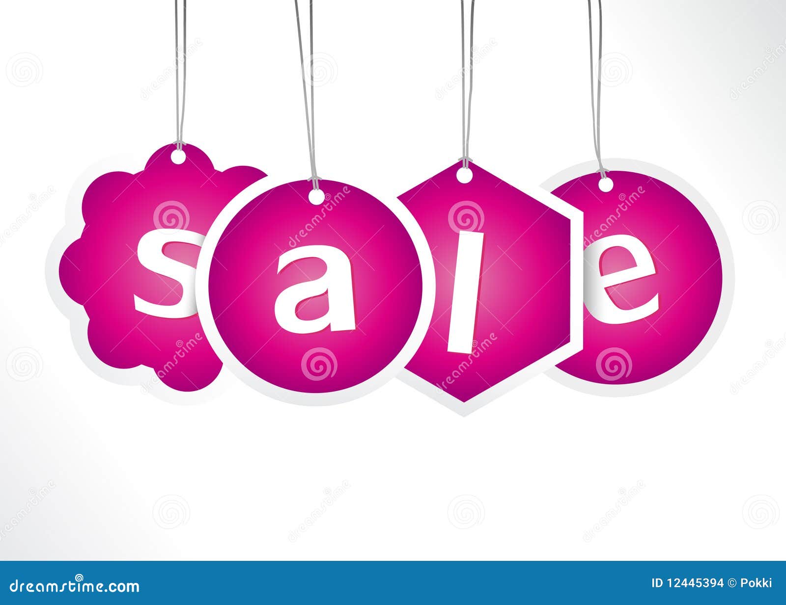 Purple Hanging Sale Labels. Stock Vector - Illustration of symbol ...