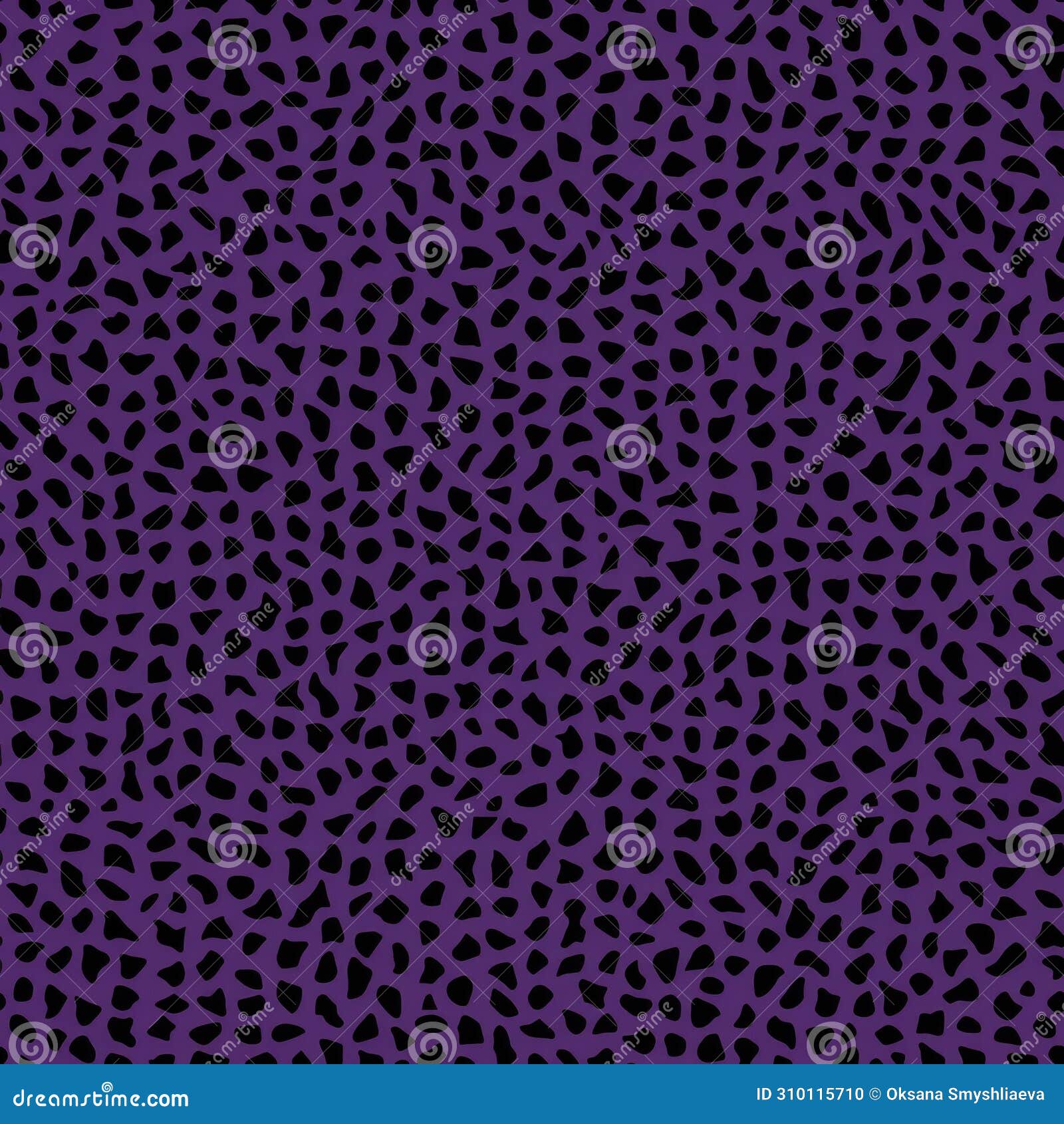 Purple Haze Leopard Print. Seamless Leopard Print Pattern Enveloped In ...