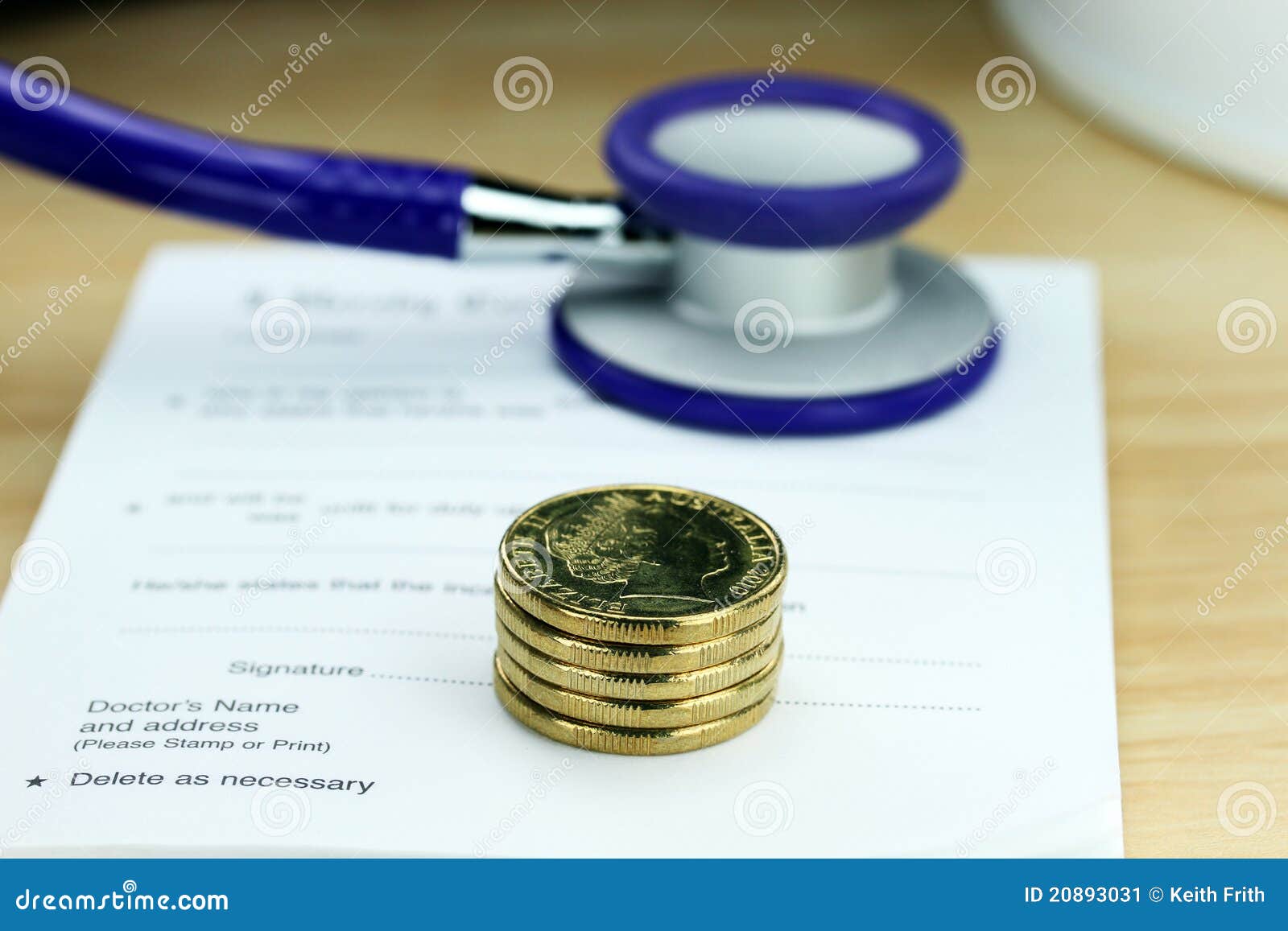 Purple Health Costs stock image. Image of gold, coin - 20893031