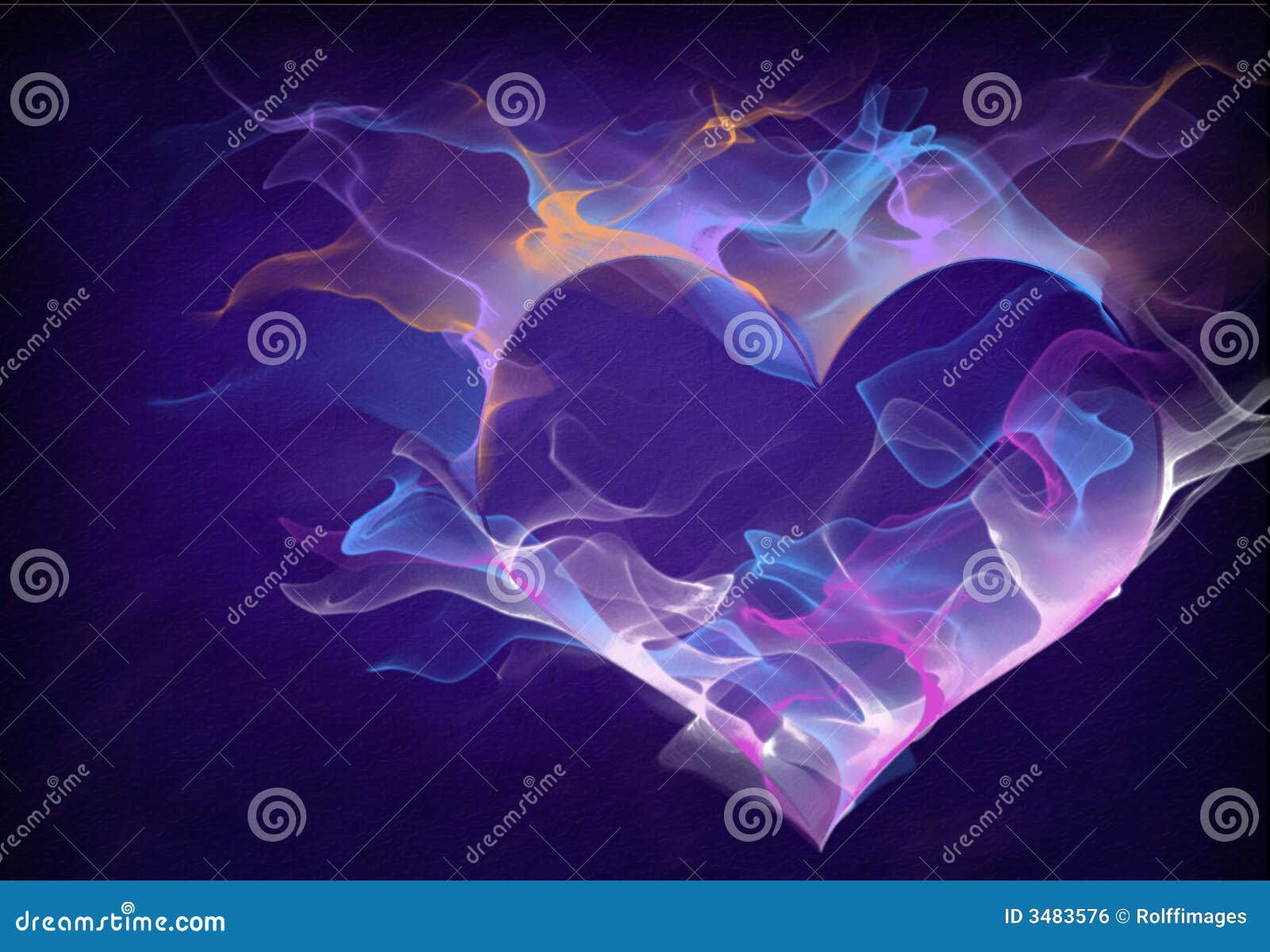 Purple Heart Display Stand Royalty-Free Stock Photo | CartoonDealer.com ...