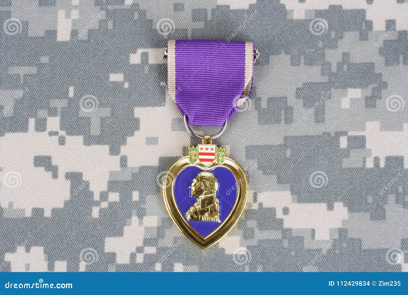 Purple Heart Award on Uniform Stock Photo - Image of hero, award: 112429834
