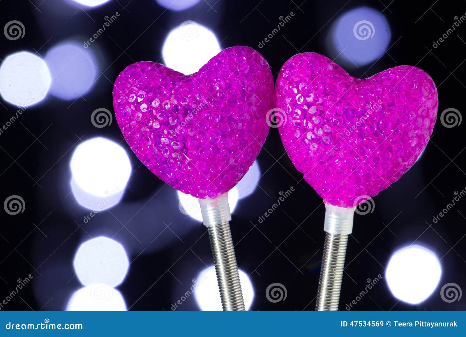 Purple Heart stock image. Image of bokeh, love, valentine - 47534569