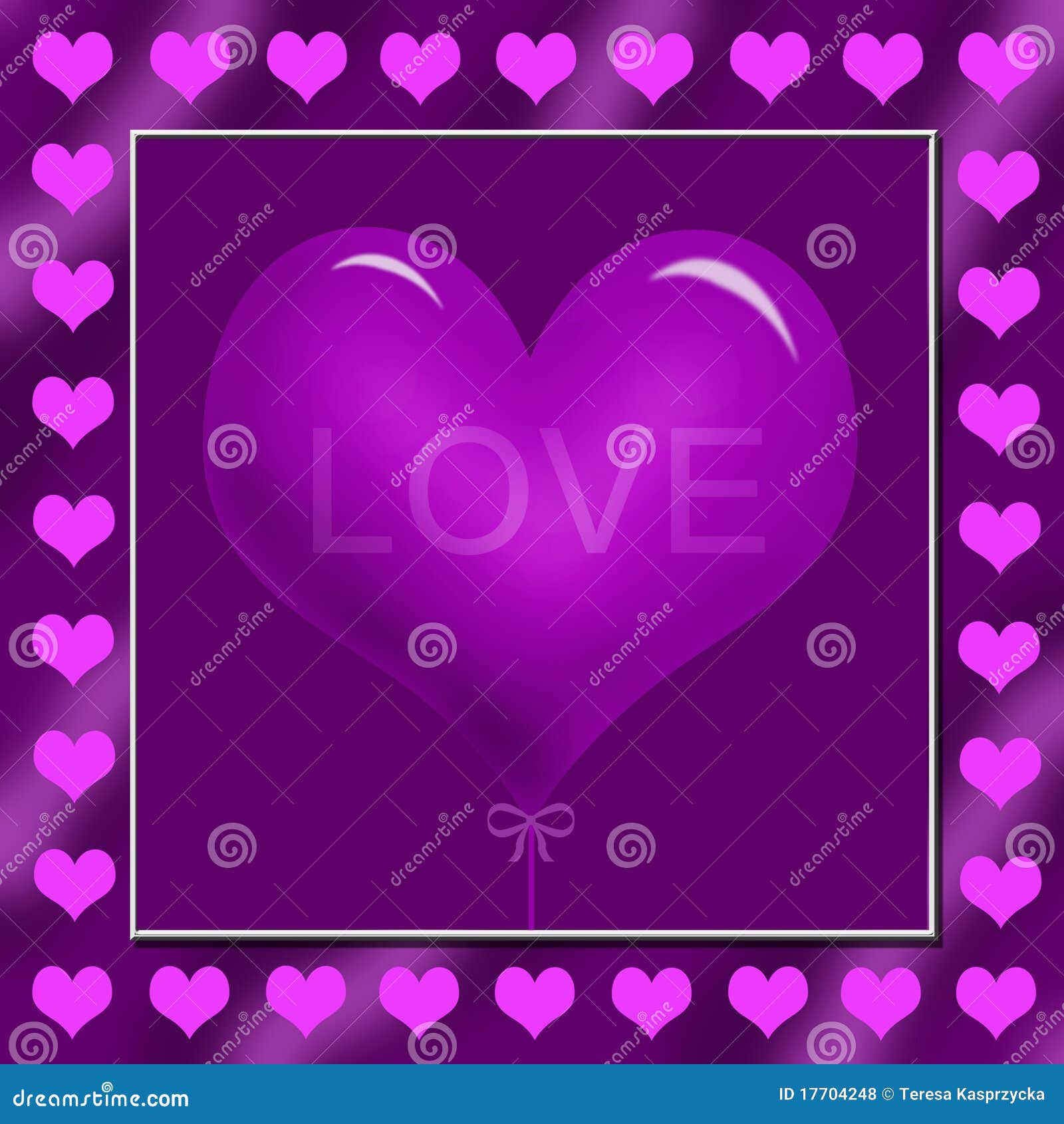 Purple Heart Frame