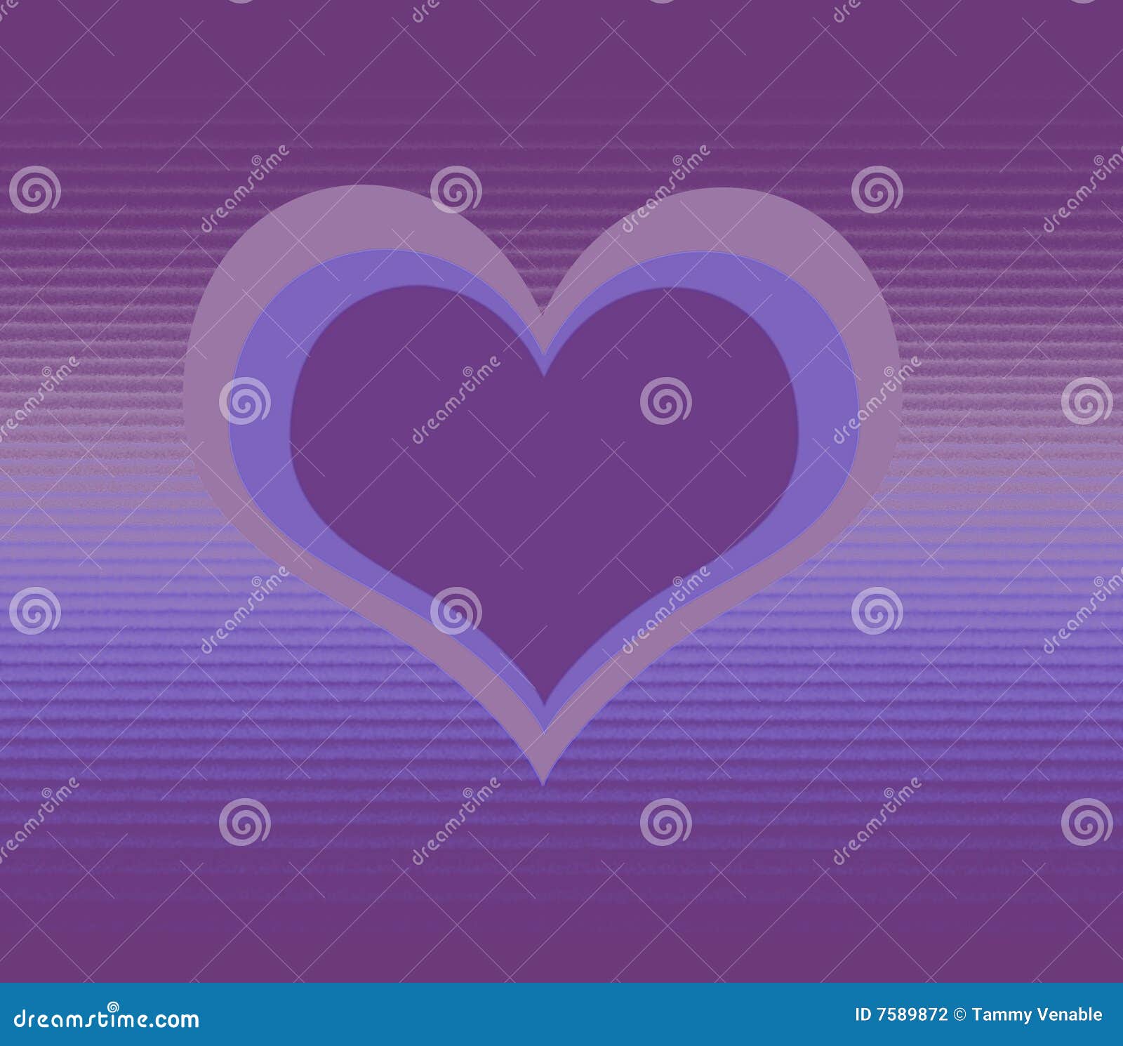 Purple Hearts stock illustration. Illustration of purple - 7589872
