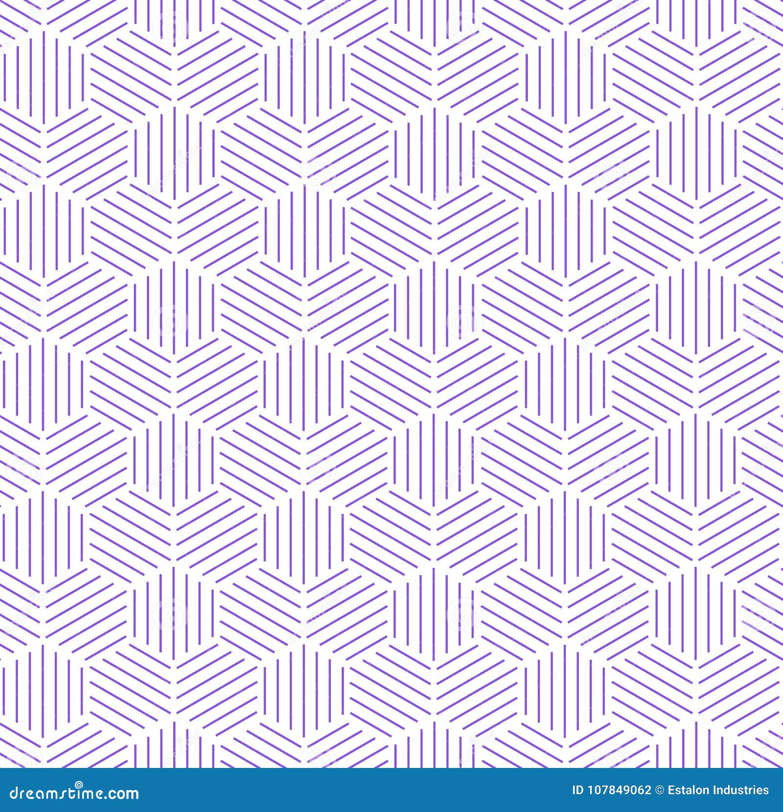 Purple Hexagonal Pattern Background Stock Illustration - Illustration ...
