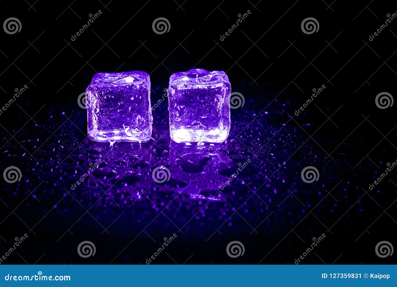 Purple ice cubes. stock image. Image of drink, bottle - 127359831
