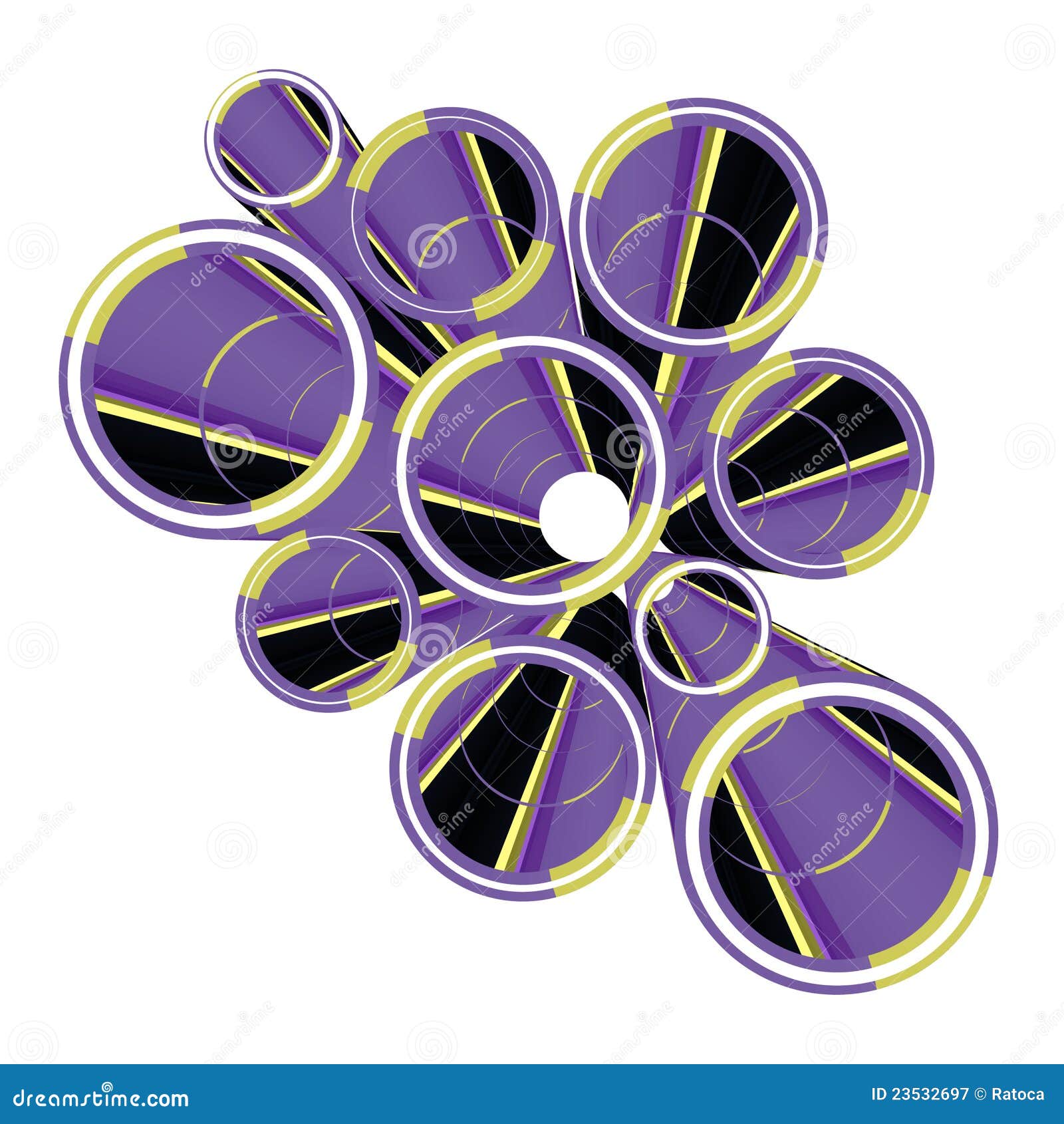 Purple innovation stock vector. Illustration of violet - 23532697