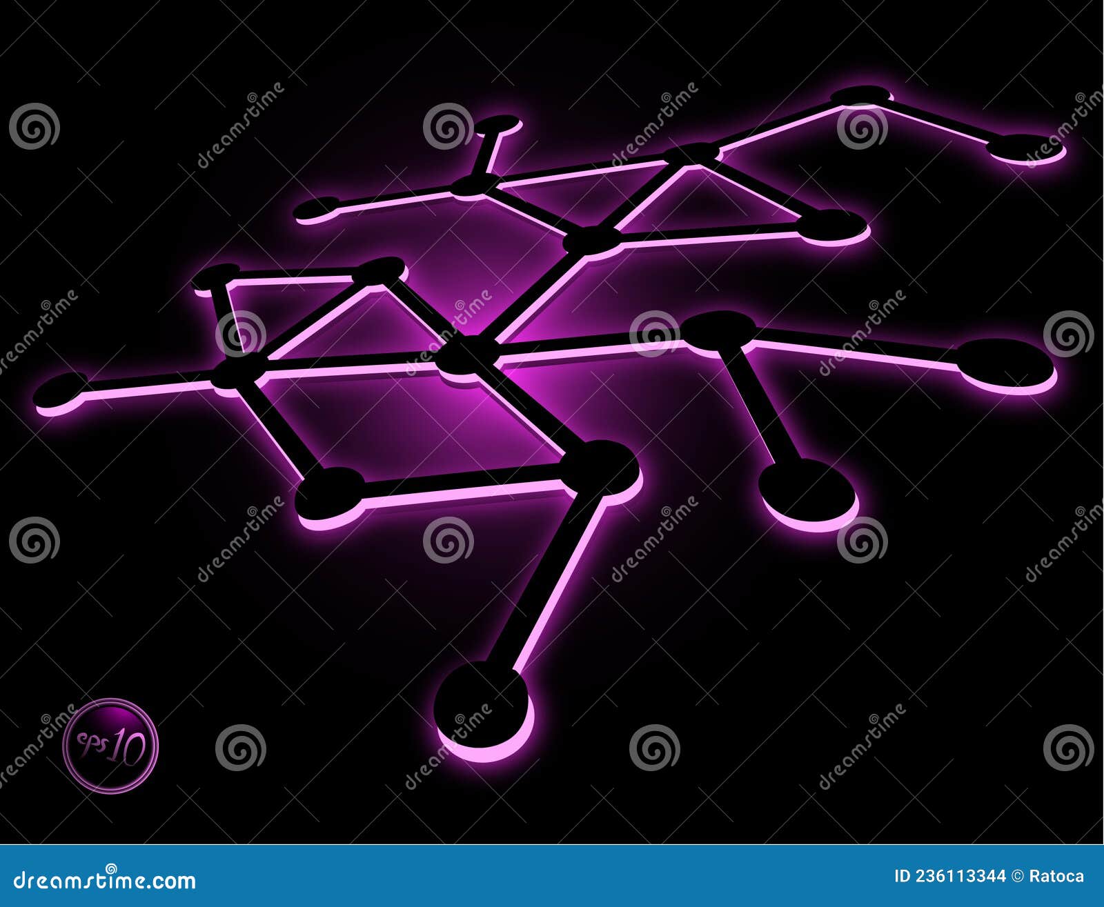 Purple innovation stock vector. Illustration of business - 236113344