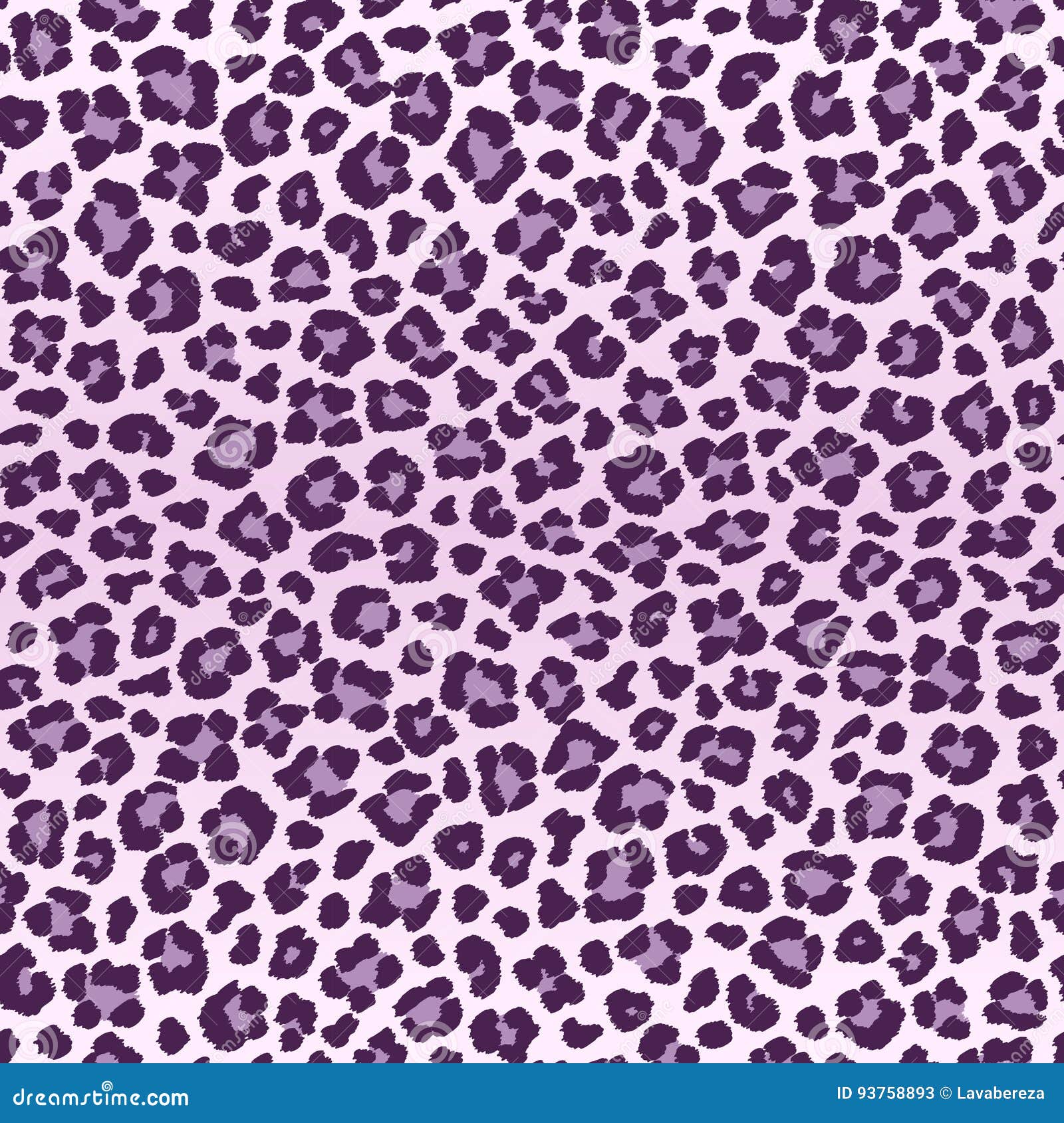Purple Irregular Leopard Seamless Pattern, Vector Stock Vector ...