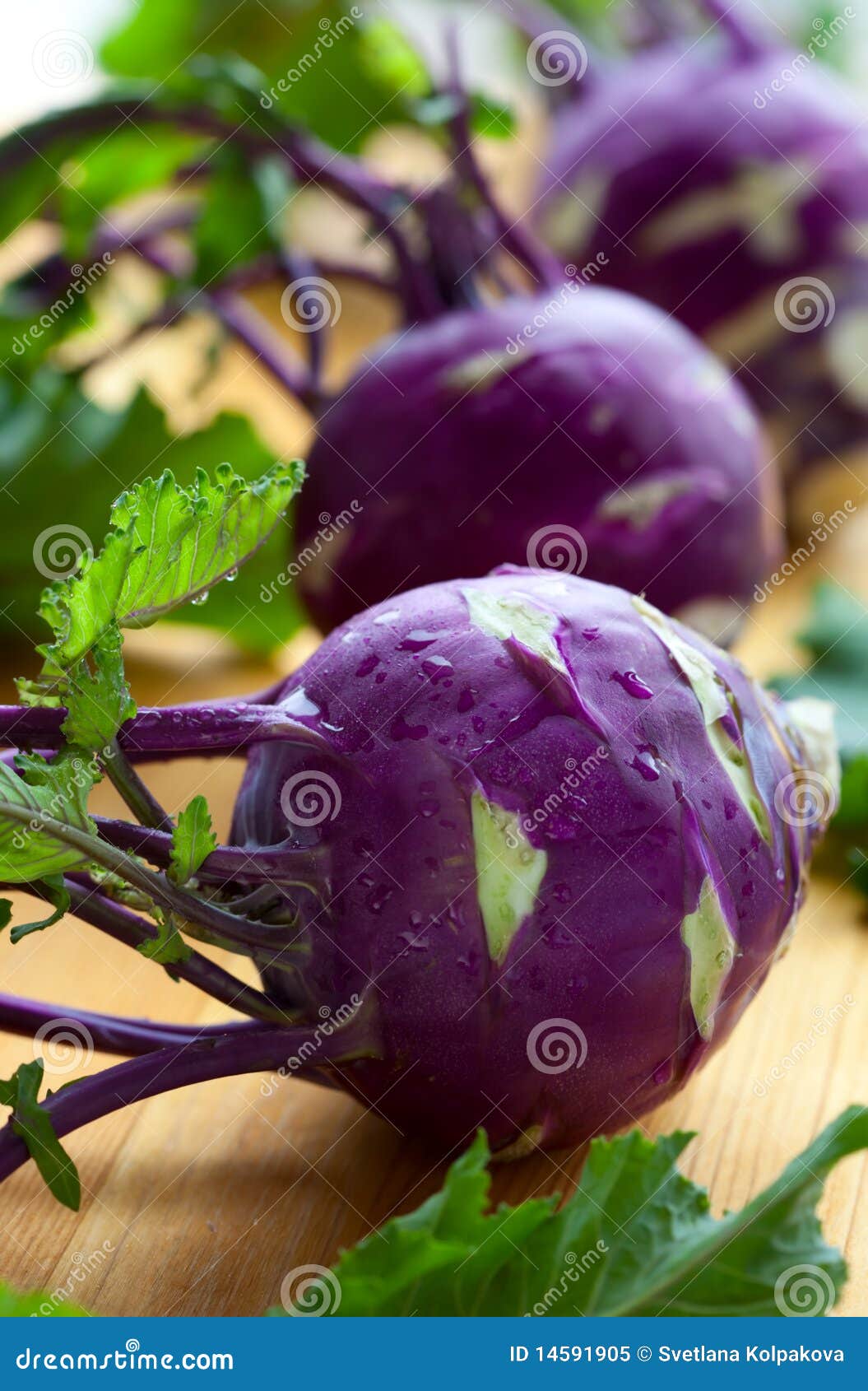 Purple kohlrabies stock image. Image of root, eating - 14591905