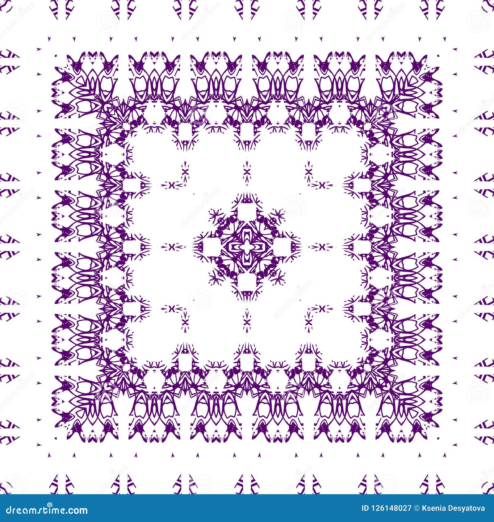 Purple lace pattern stock illustration. Illustration of lines - 126148027