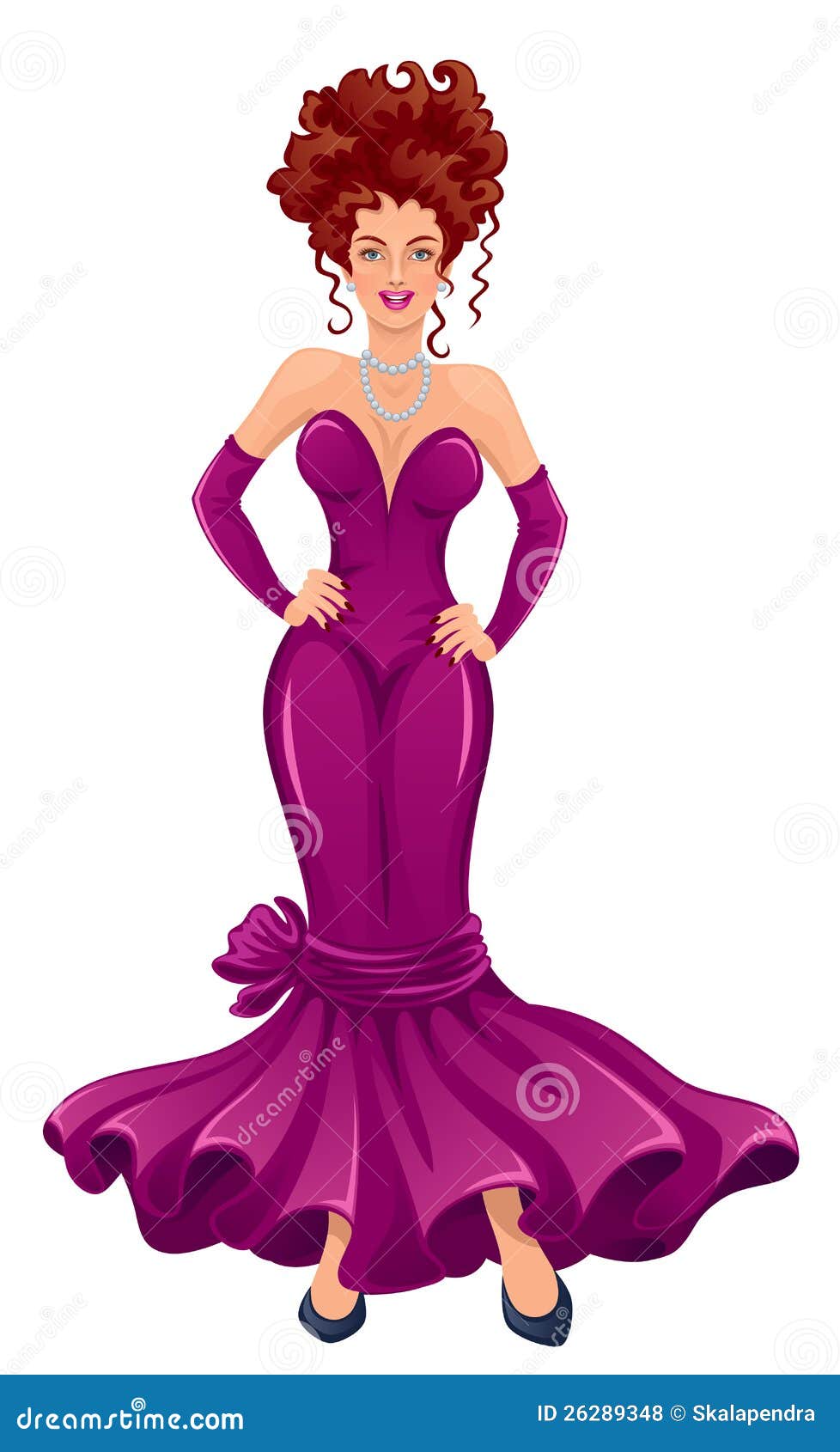 Purple Lady Stock Illustrations – 7,500 Purple Lady Stock Illustrations ...