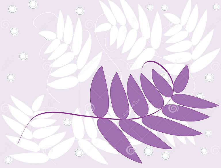 Purple Leaf stock vector. Illustration of curves, purple - 1890195