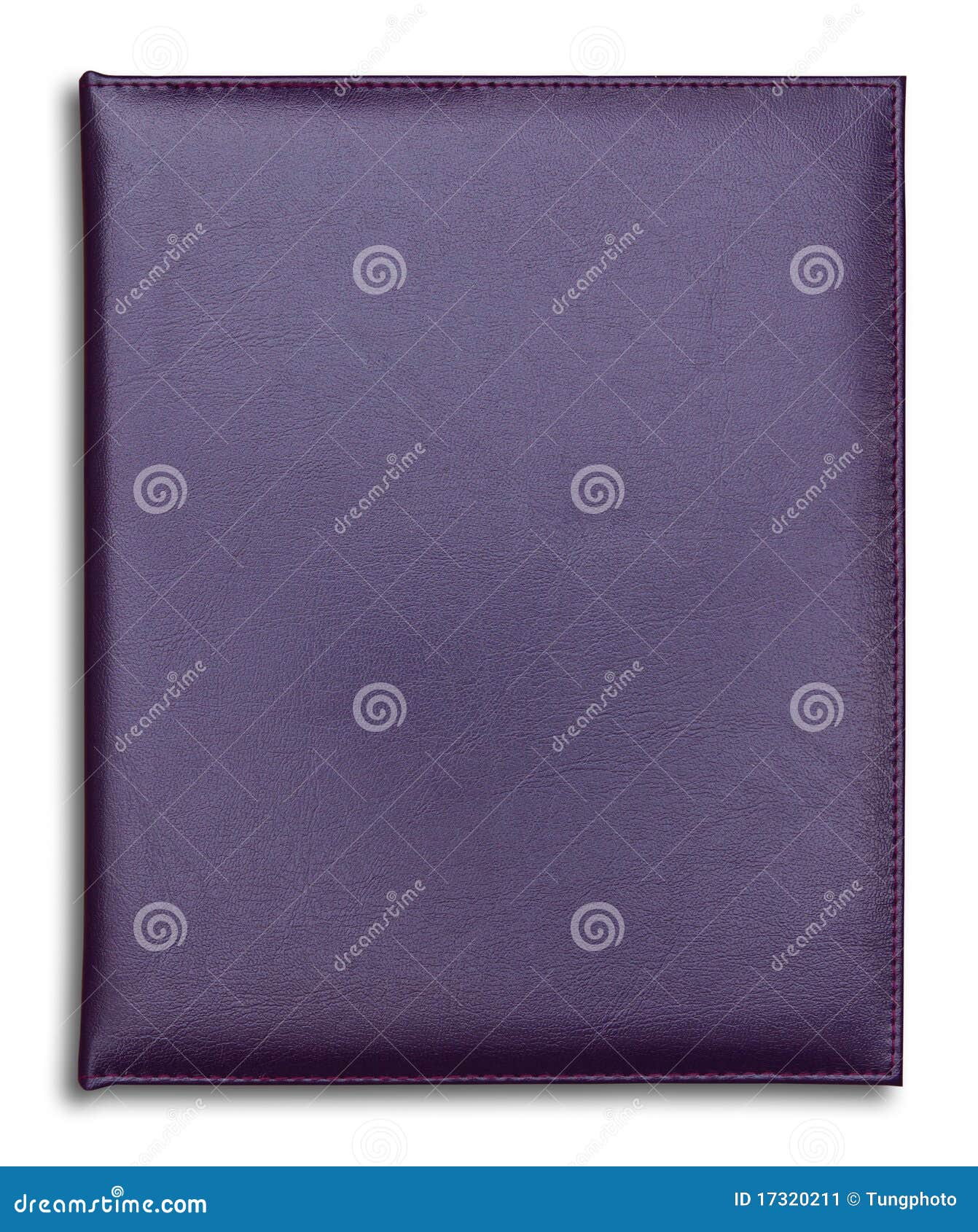 Purple Leather Notebook Isolated Stock Image - Image of blank, contact ...
