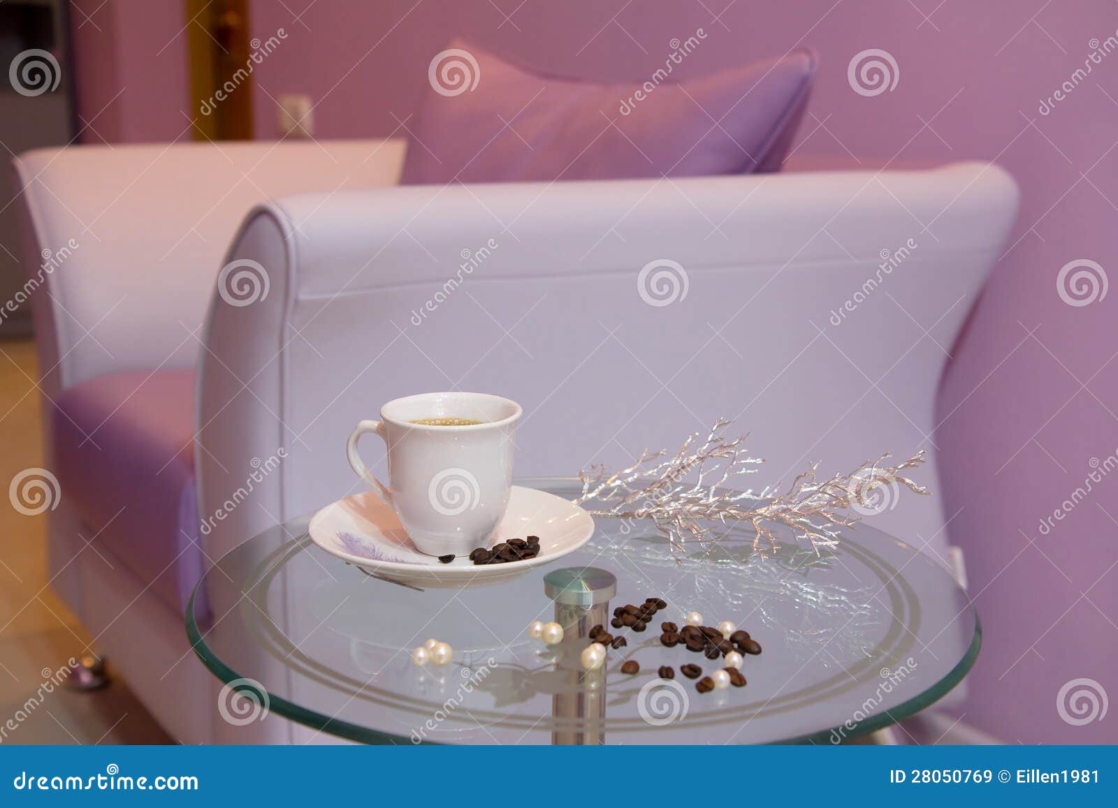 Purple Leather Sofa Waiting Room Stock Photos - Free & Royalty-Free ...
