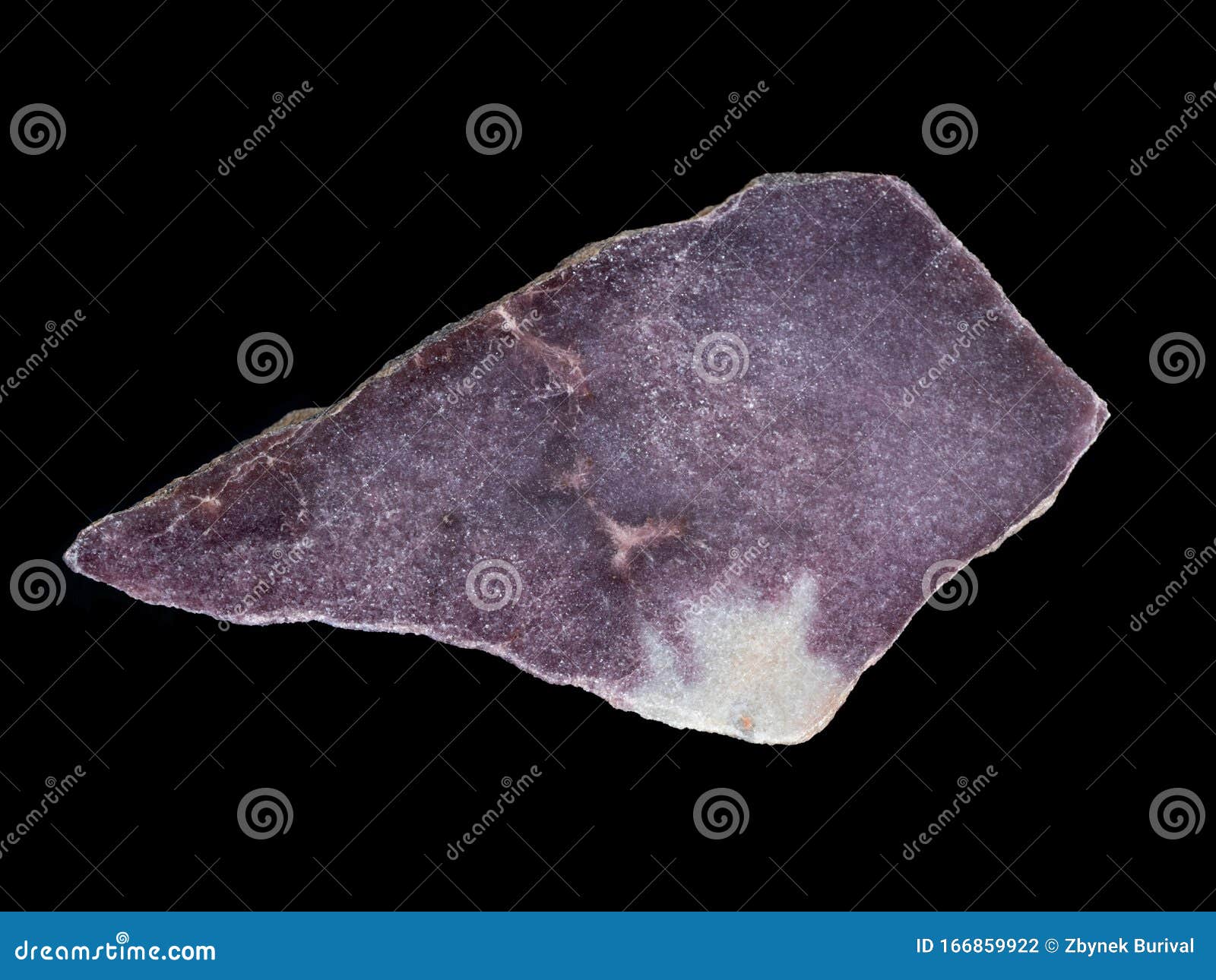 Purple Lepidolite Mica - Lithium Ore Mineral Stock Photo - Image of ...