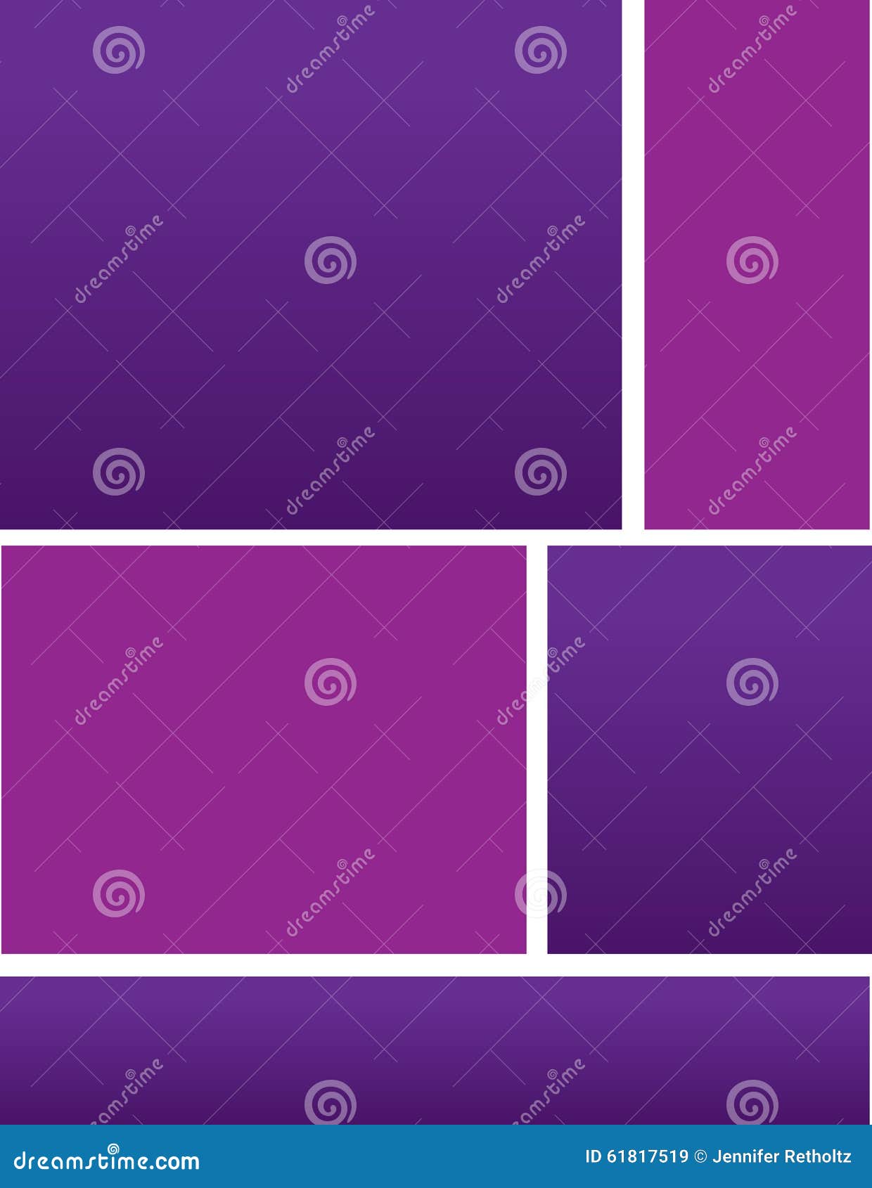 Purple Letterhead Brochure Background Stock Illustration - Illustration ...
