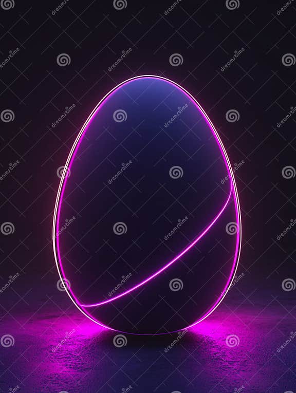 Purple Light Illuminating a Dark Background Creating a Vibrant and ...