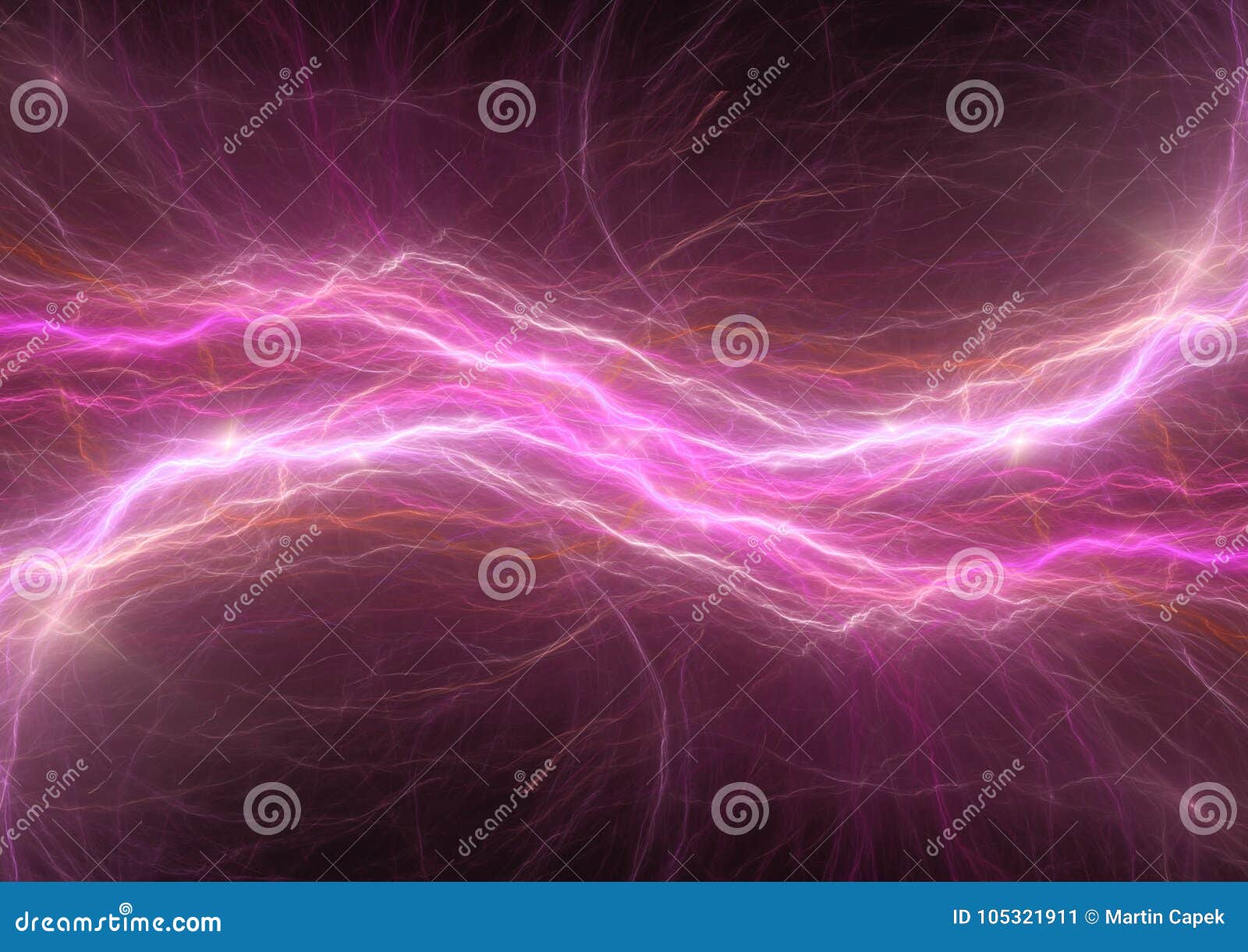 Purple lightning stock illustration. Illustration of abstract - 105321911