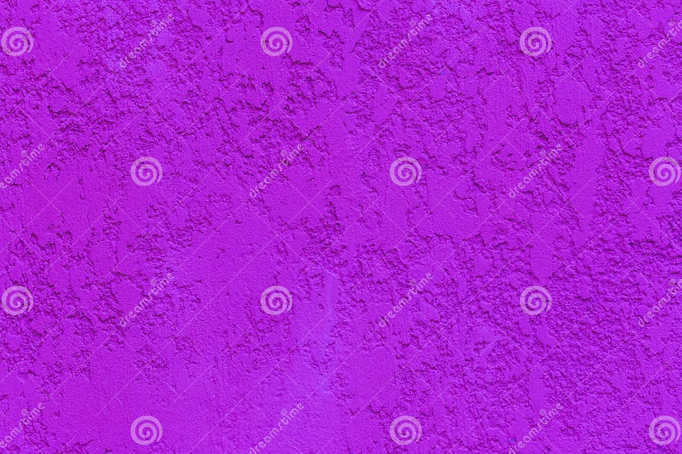 Purple Lilac Paint Abstract Surface Pattern Plaster Rough Solid Wall ...