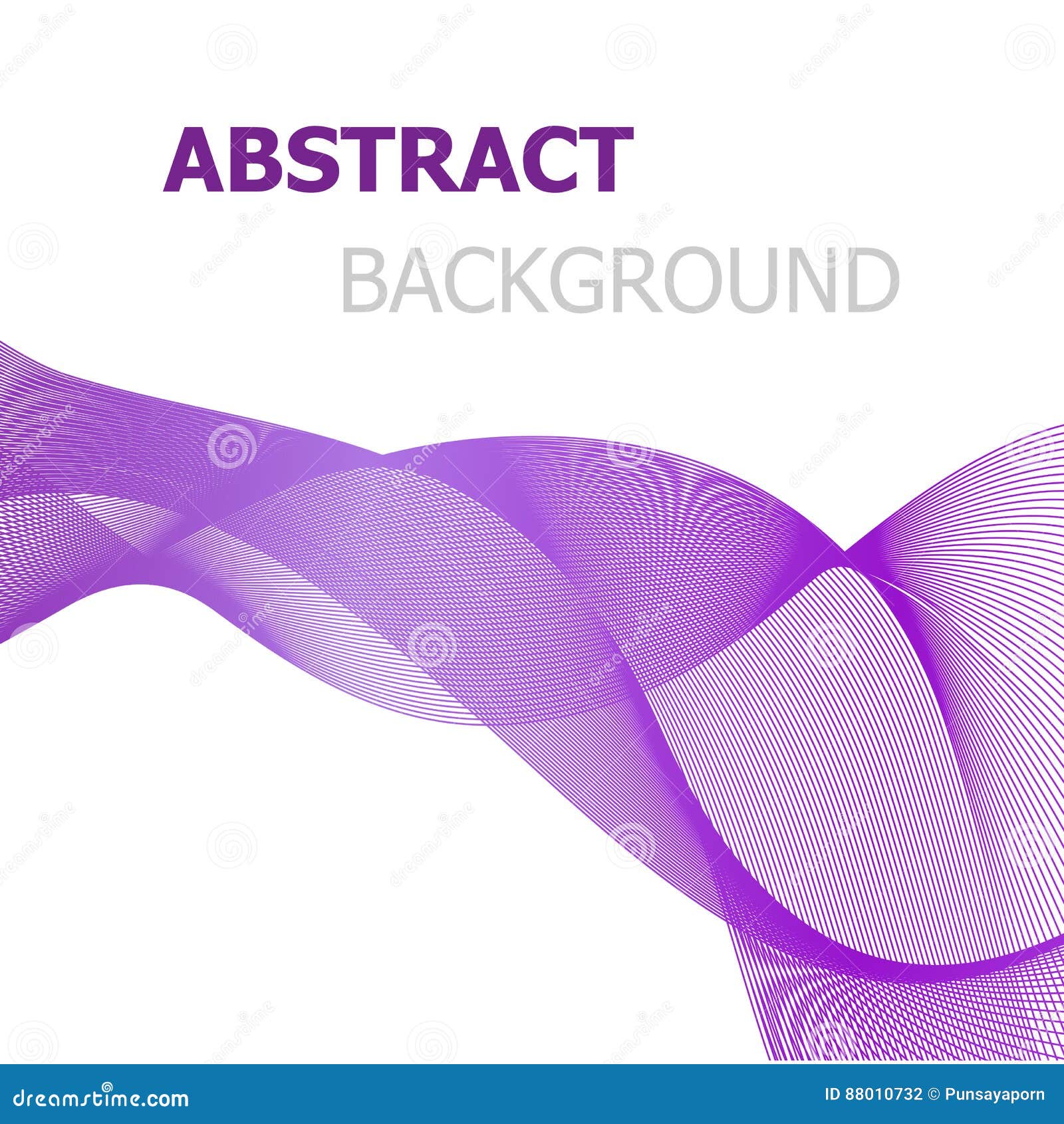 Purple Line Wave Abstract Background Stock Vector - Illustration of ...