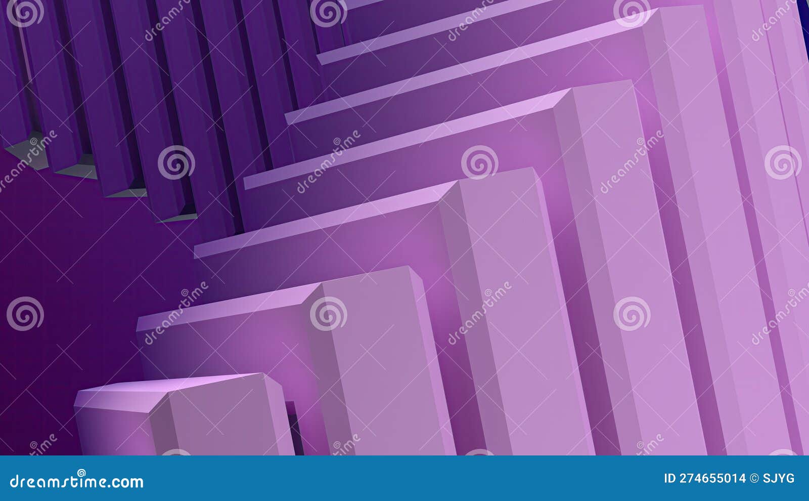 Purple Linear Intricate Staircase Pop Abstract Elegant Modern 3d ...