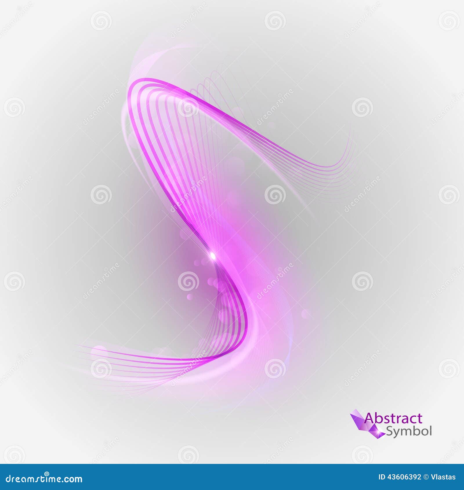Purple Lines stock vector. Illustration of digital, flow - 43606392