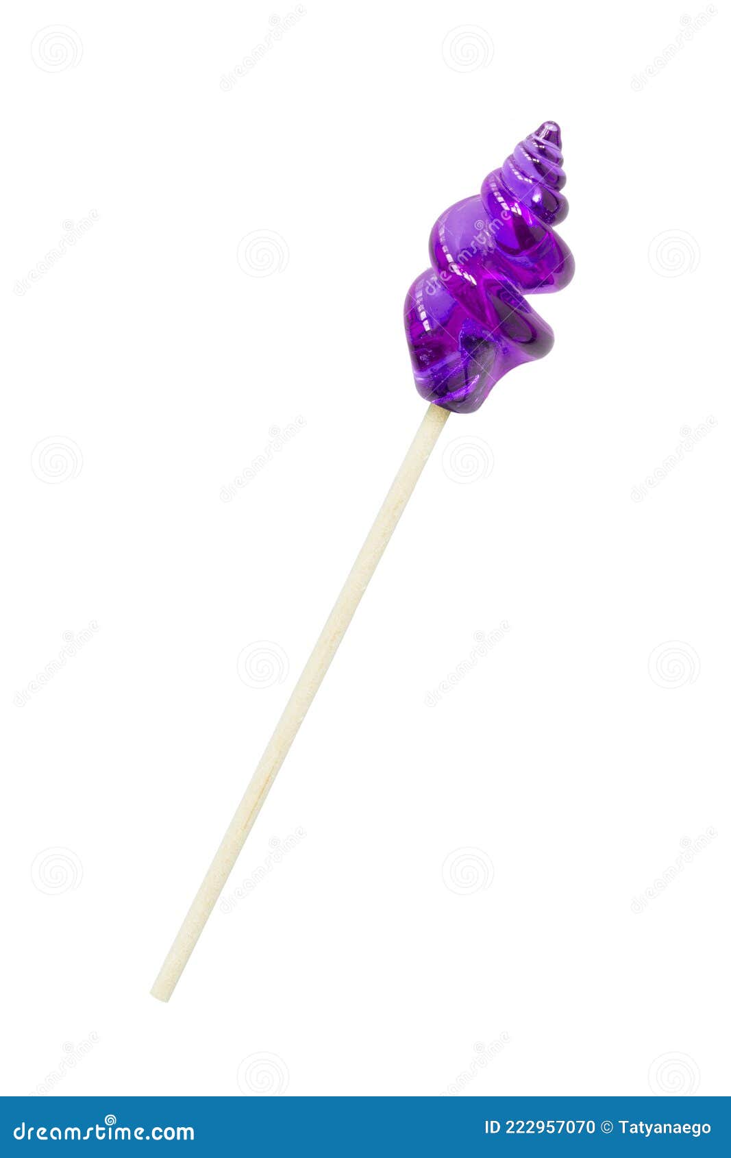 Purple lollipop isolated stock photo. Image of lick - 222957070